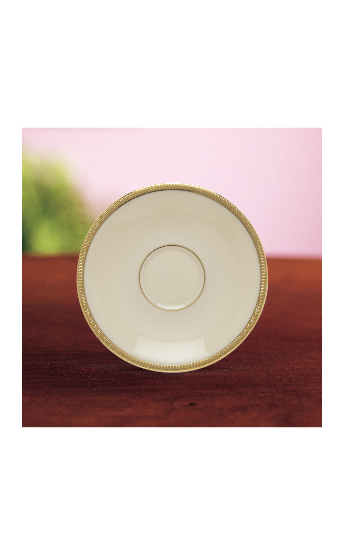 Lenox-Lenox Tuxedo Gold Türk Kahvesi Tabağı