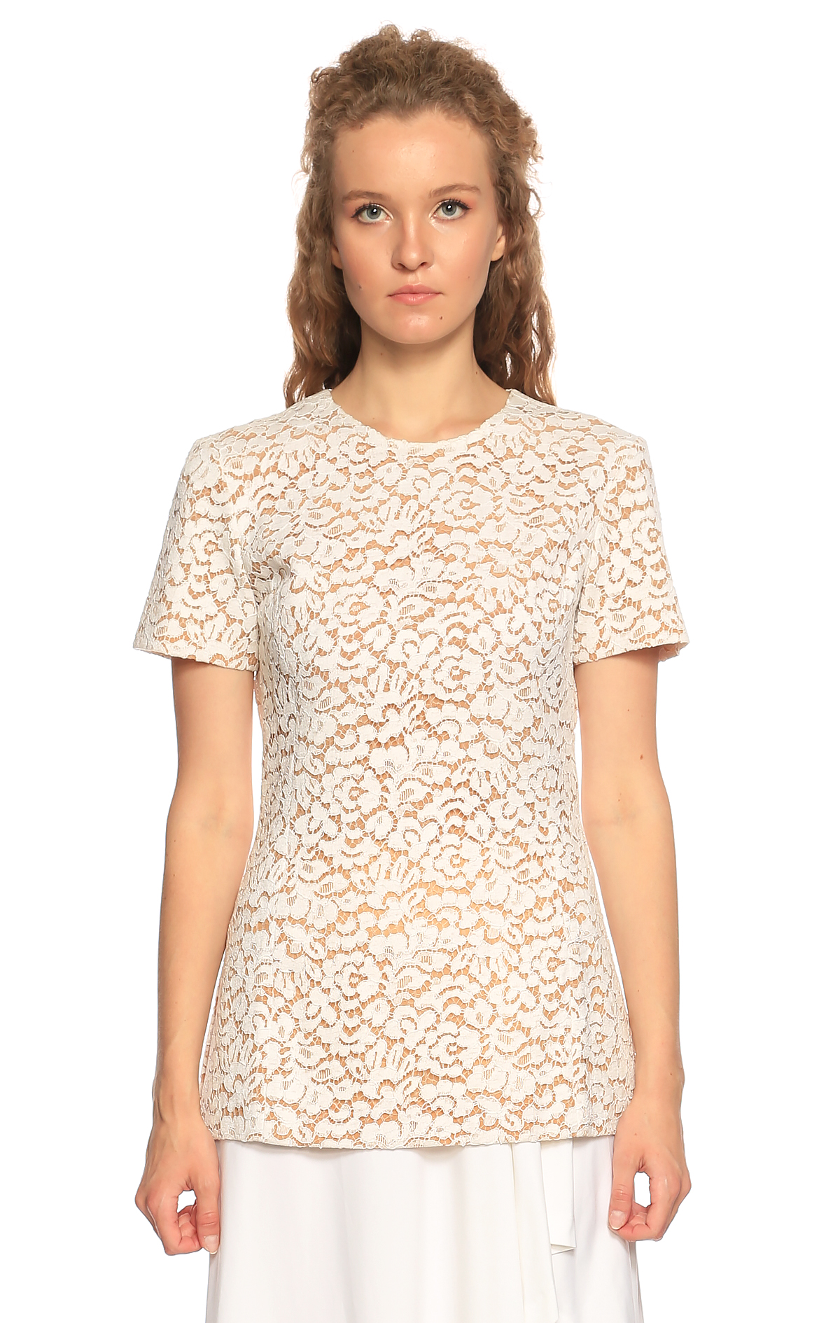 Michael Kors Collection-Michael Kors Collection Beyaz Bluz