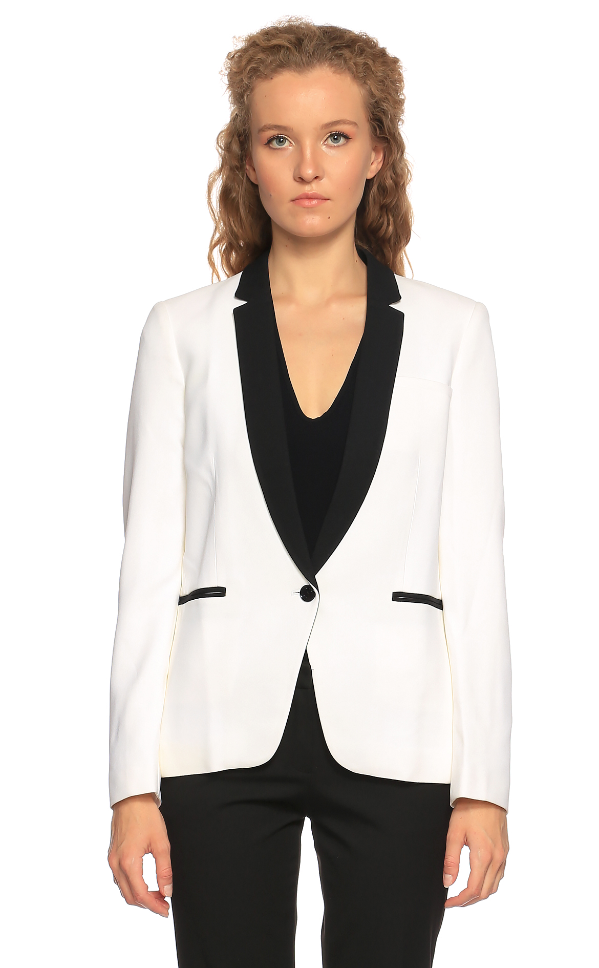 Michael Kors Collection-Michael Kors Collection Beyaz Ceket