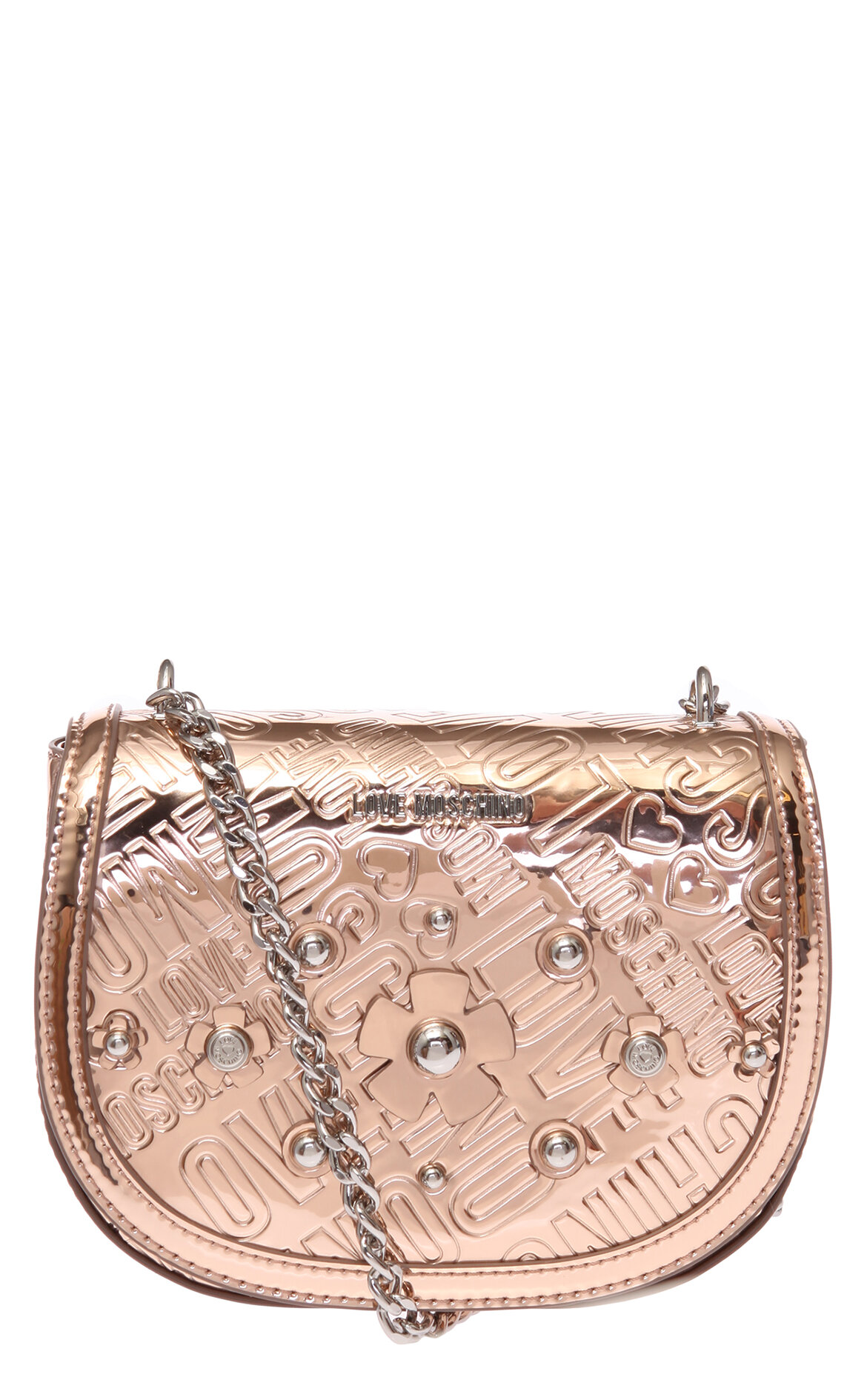 Love Moschino-Love Moschino Pembe Çanta