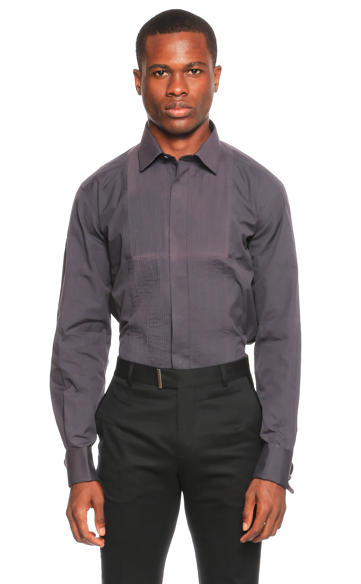 Bagutta-Bagutta Siyah Smokin Gömlek