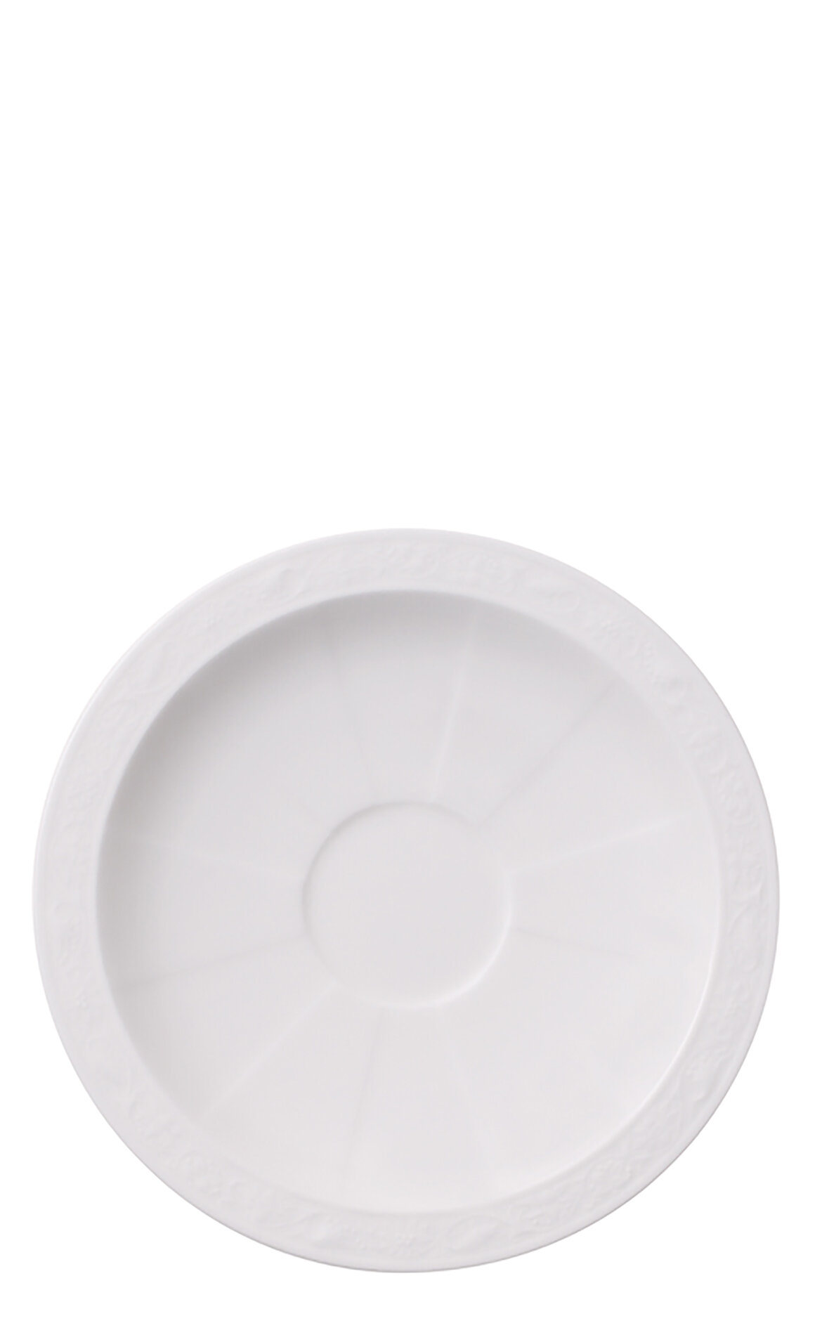 Villeroy & Boch- White Pearl Türk Kahvesi Tabağı