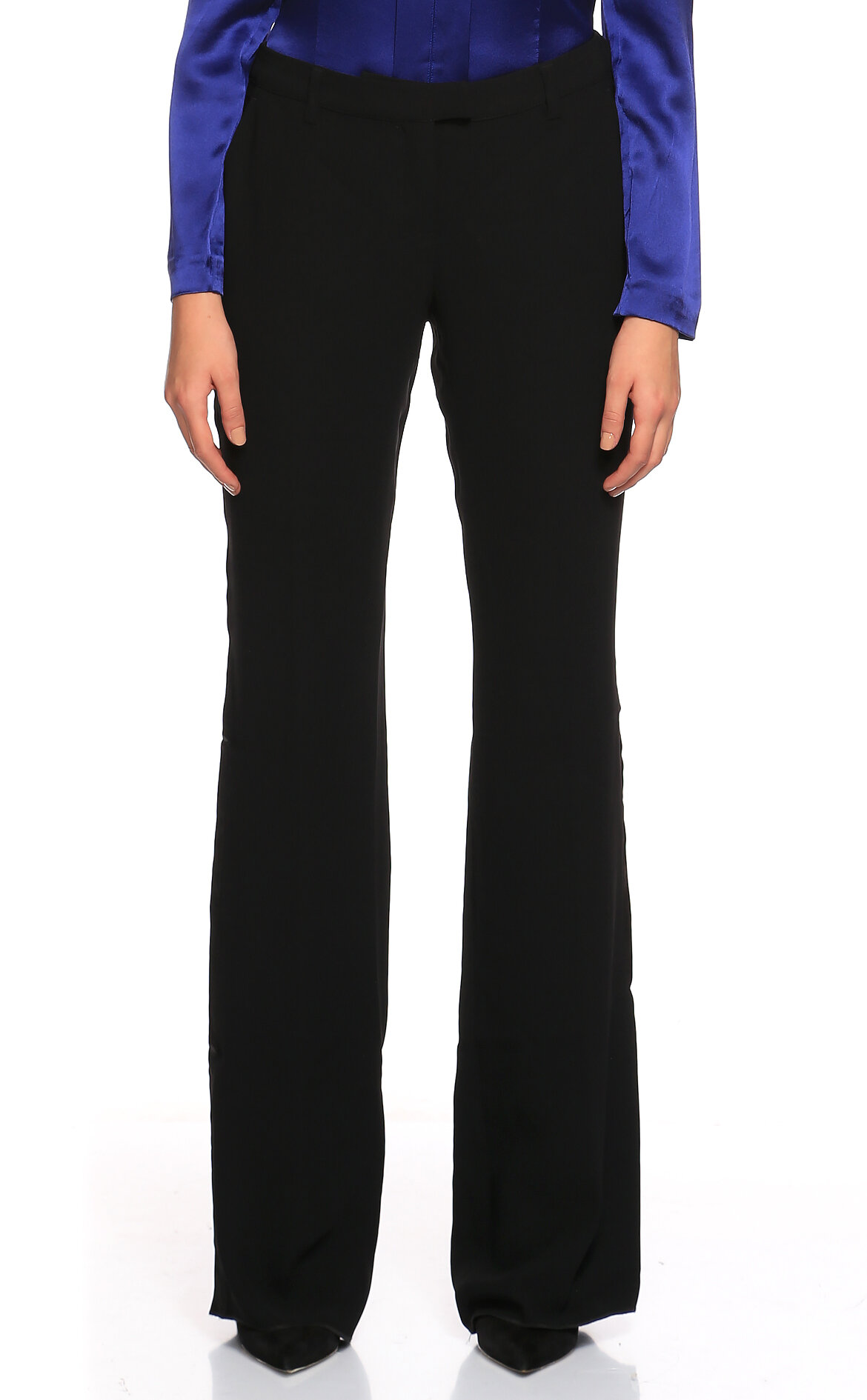 Just Cavalli-Just Cavalli Yandan Şeritli Siyah Pantolon