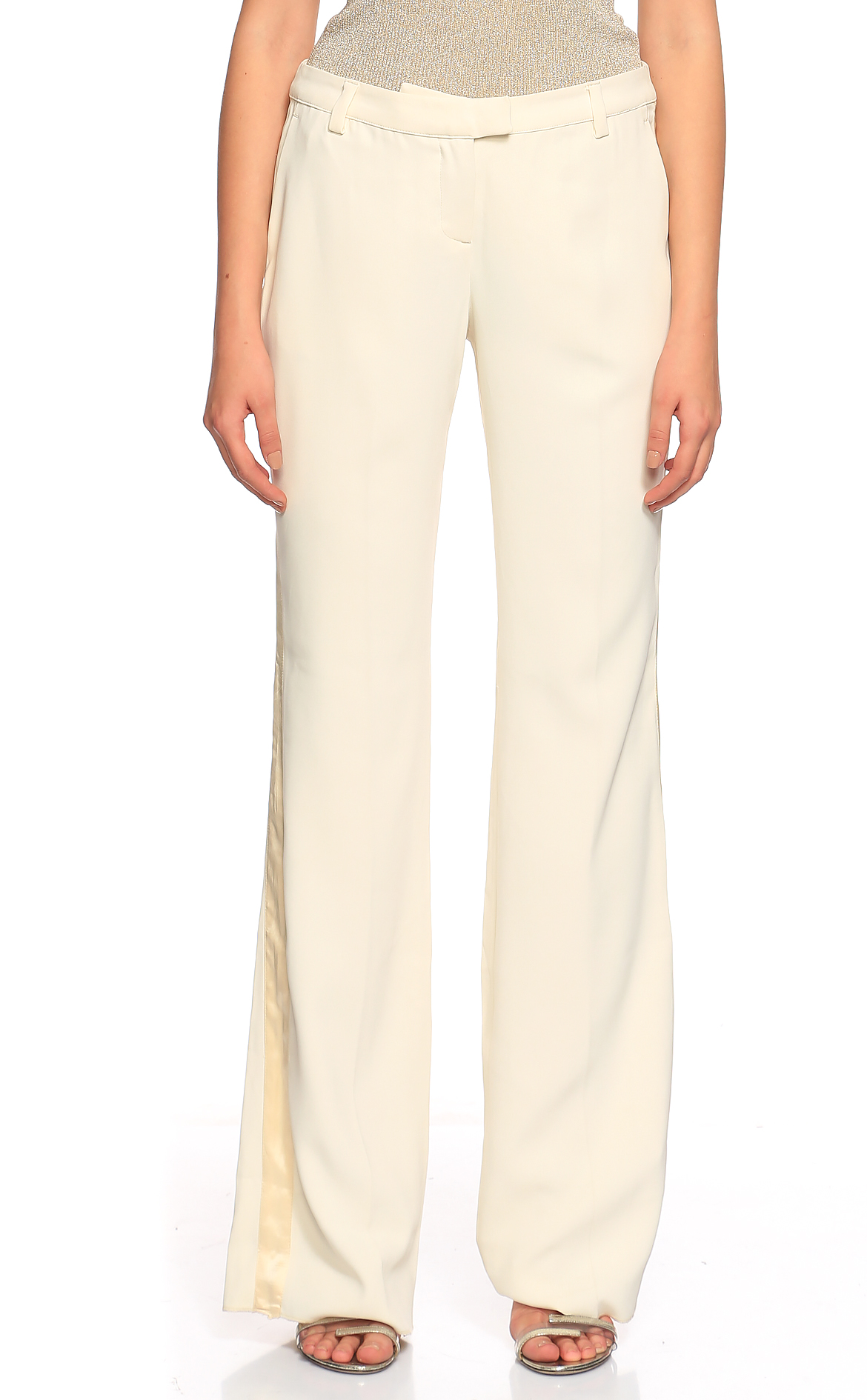 Just Cavalli-Just Cavalli Ekru Pantolon