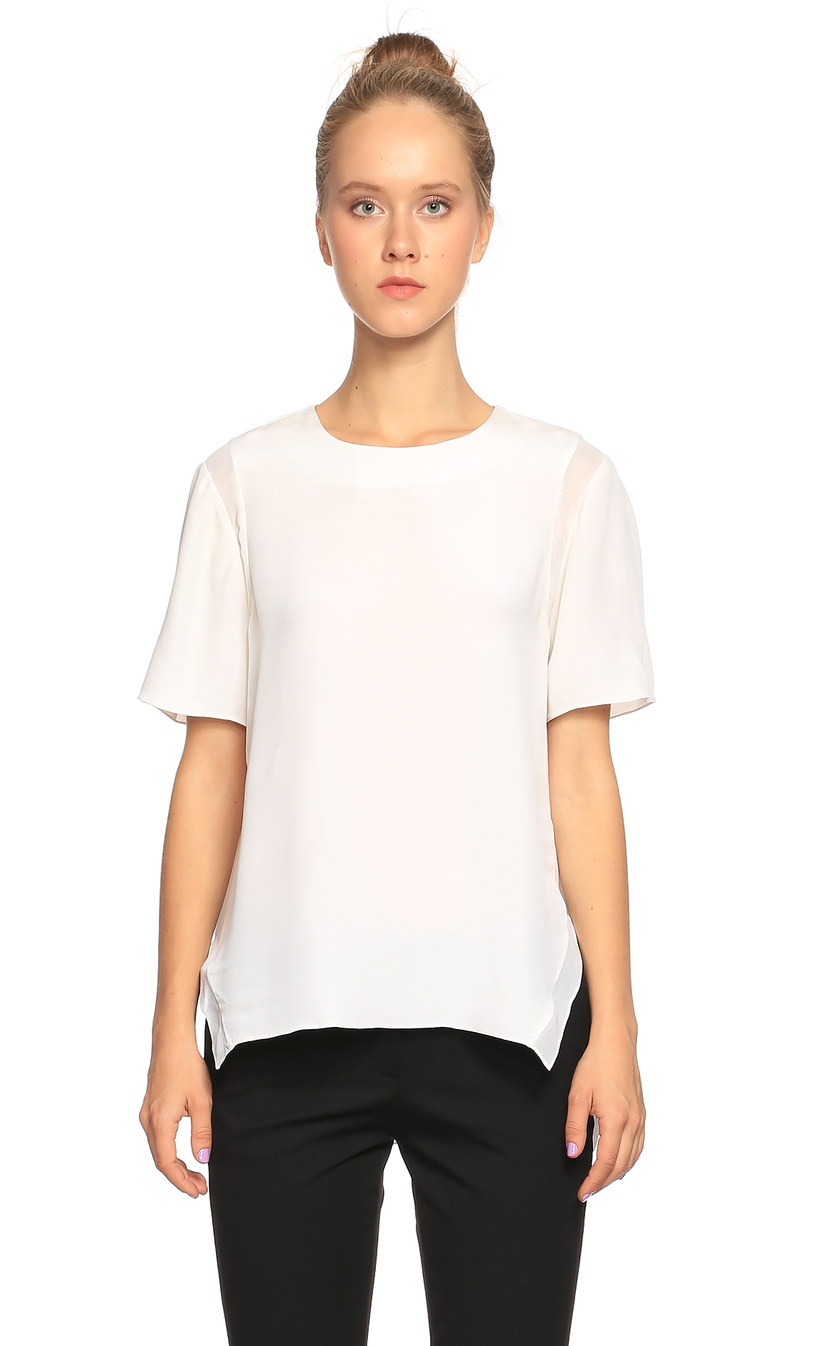 Prabal Gurung-Prabal Gurung Beyaz Bluz