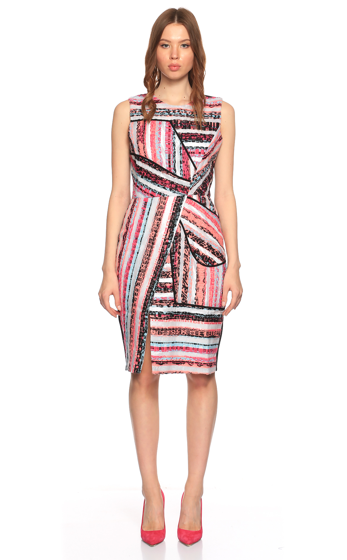 Prabal Gurung-Prabal Gurung Pembe Elbise