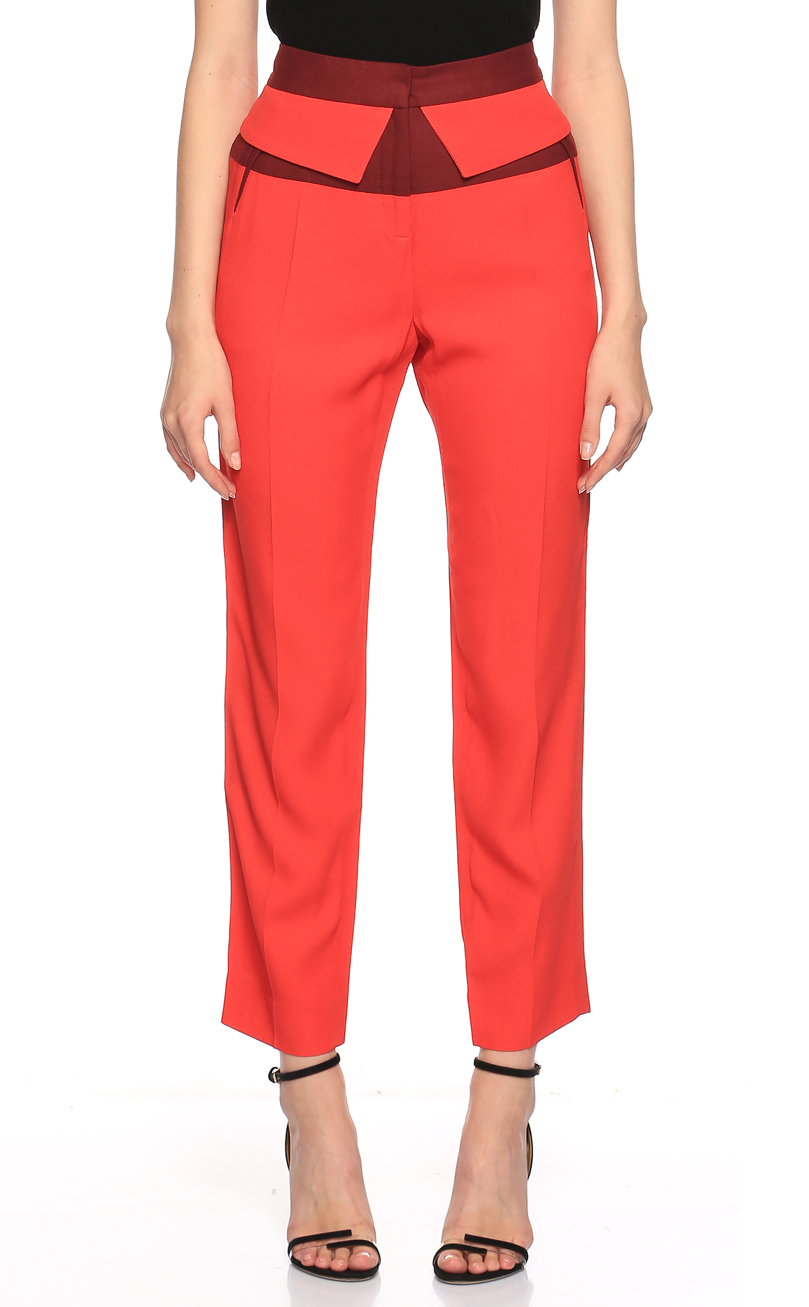 Prabal Gurung-Prabal Gurung Kırmızı Pantolon