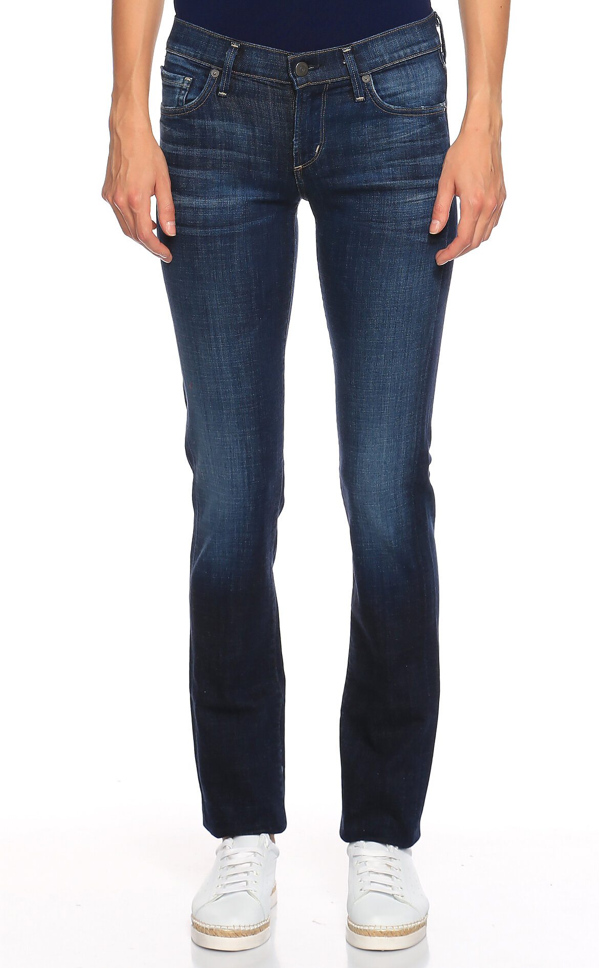 Citizens Of Humanity-Citizens Of Humanity Straight Lacivert Jean Pantolon