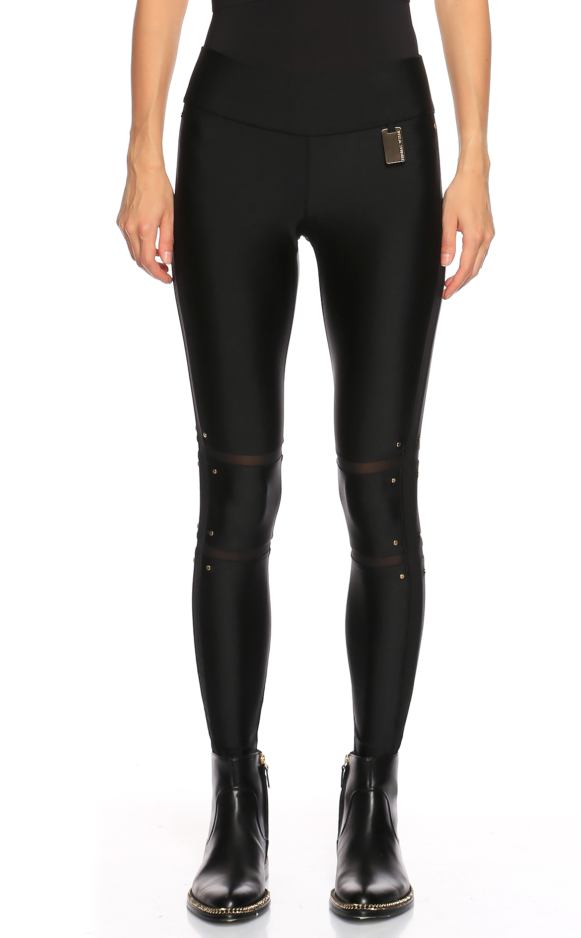 Thomas Wylde-Thomas Wylde Zımba Detaylı Siyah Tayt