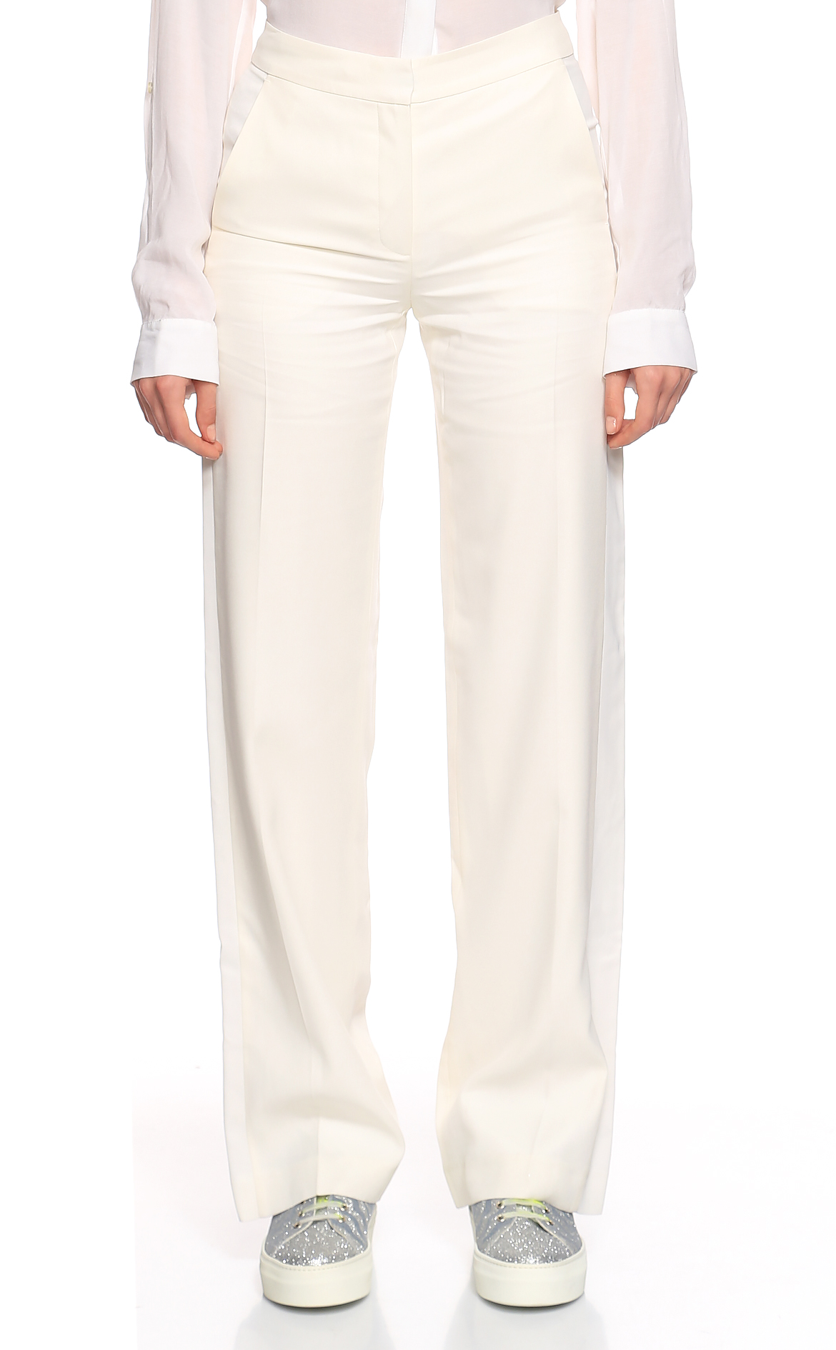 Karl Lagerfeld-Karl Lagerfeld Beyaz Pantolon
