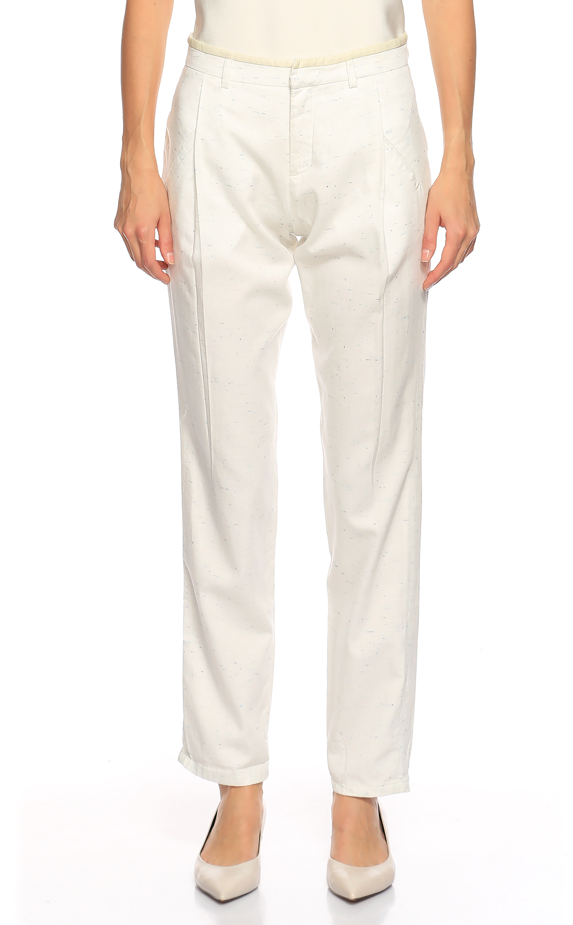Karl Lagerfeld-Karl Lagerfeld Beyaz Pantolon