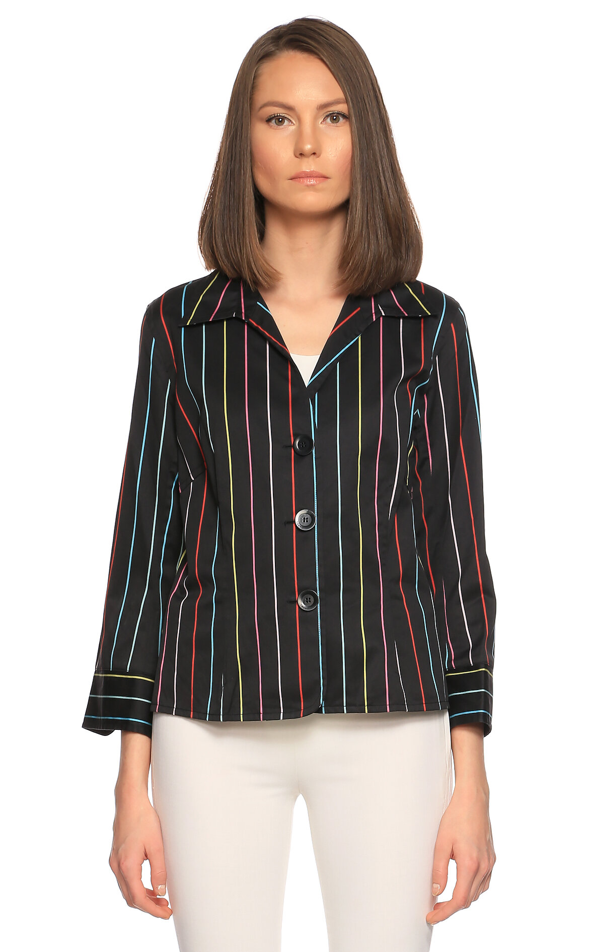 Gerard Darel-Gerard Darel Çizgili Renkli Gömlek
