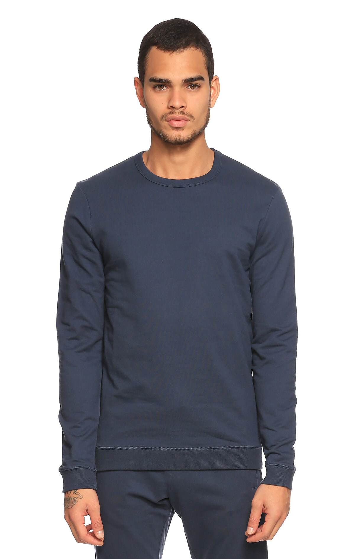 Bread & Boxers-Bread & Boxers Mavi Sweatshirt