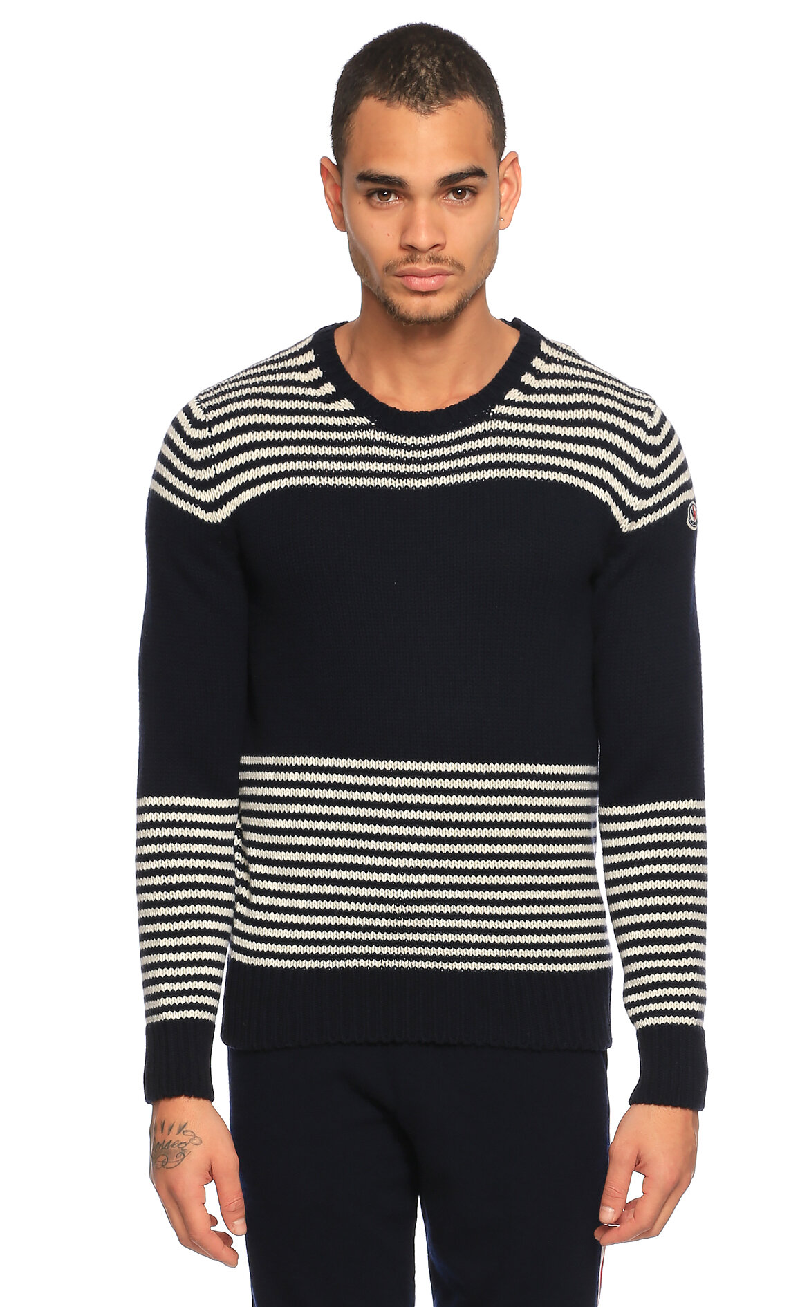 Moncler-Moncler Lacivert Triko