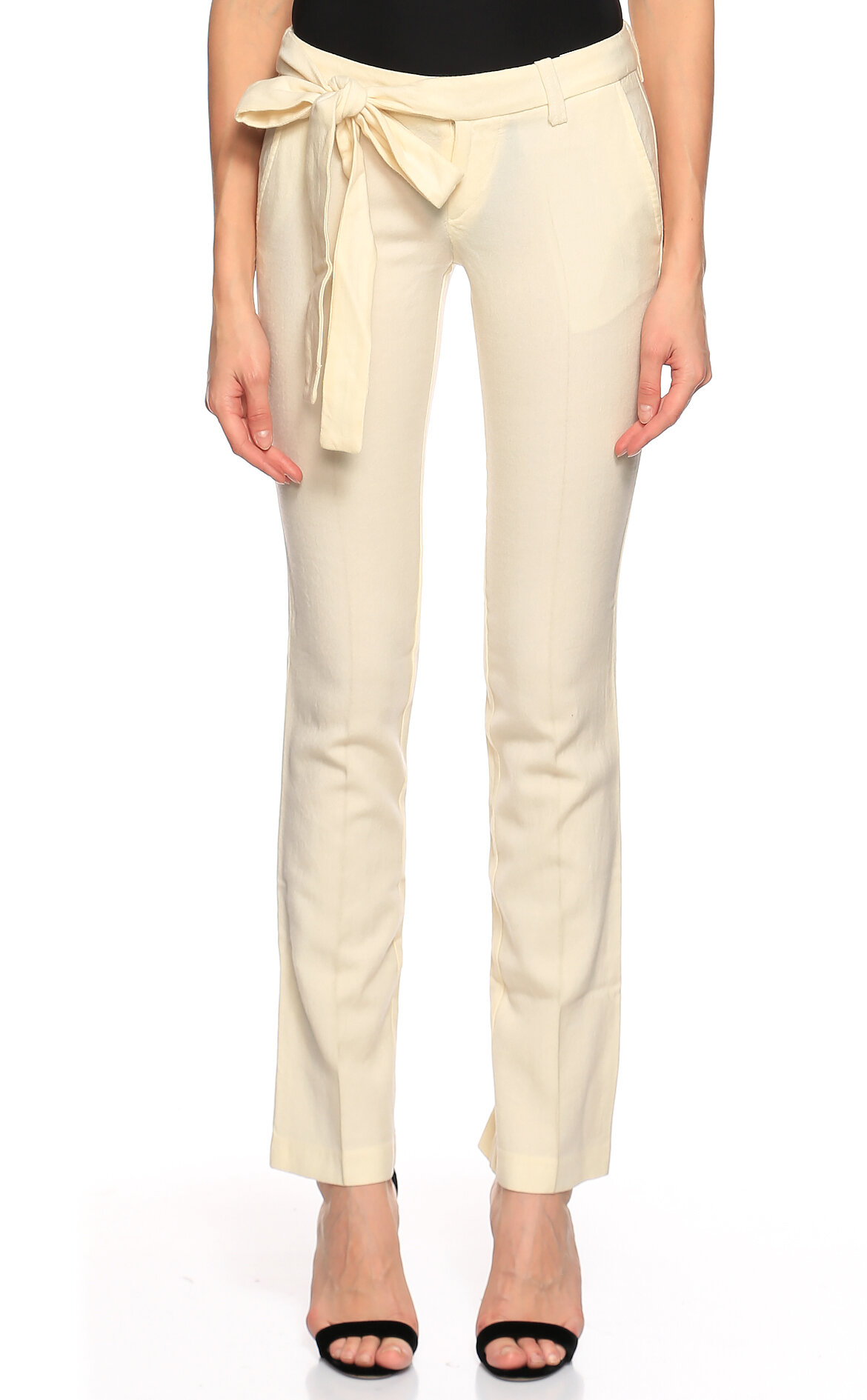 Ltd Jeans-Ltd Jeans Krem Pantolon