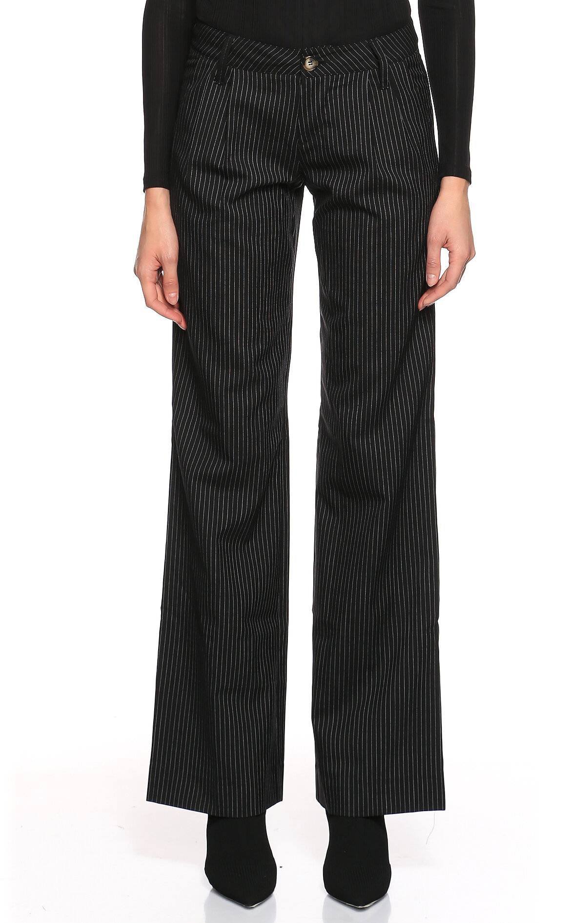 Fornarina Jeans-Fornarina Jeans Siyah Pantolon