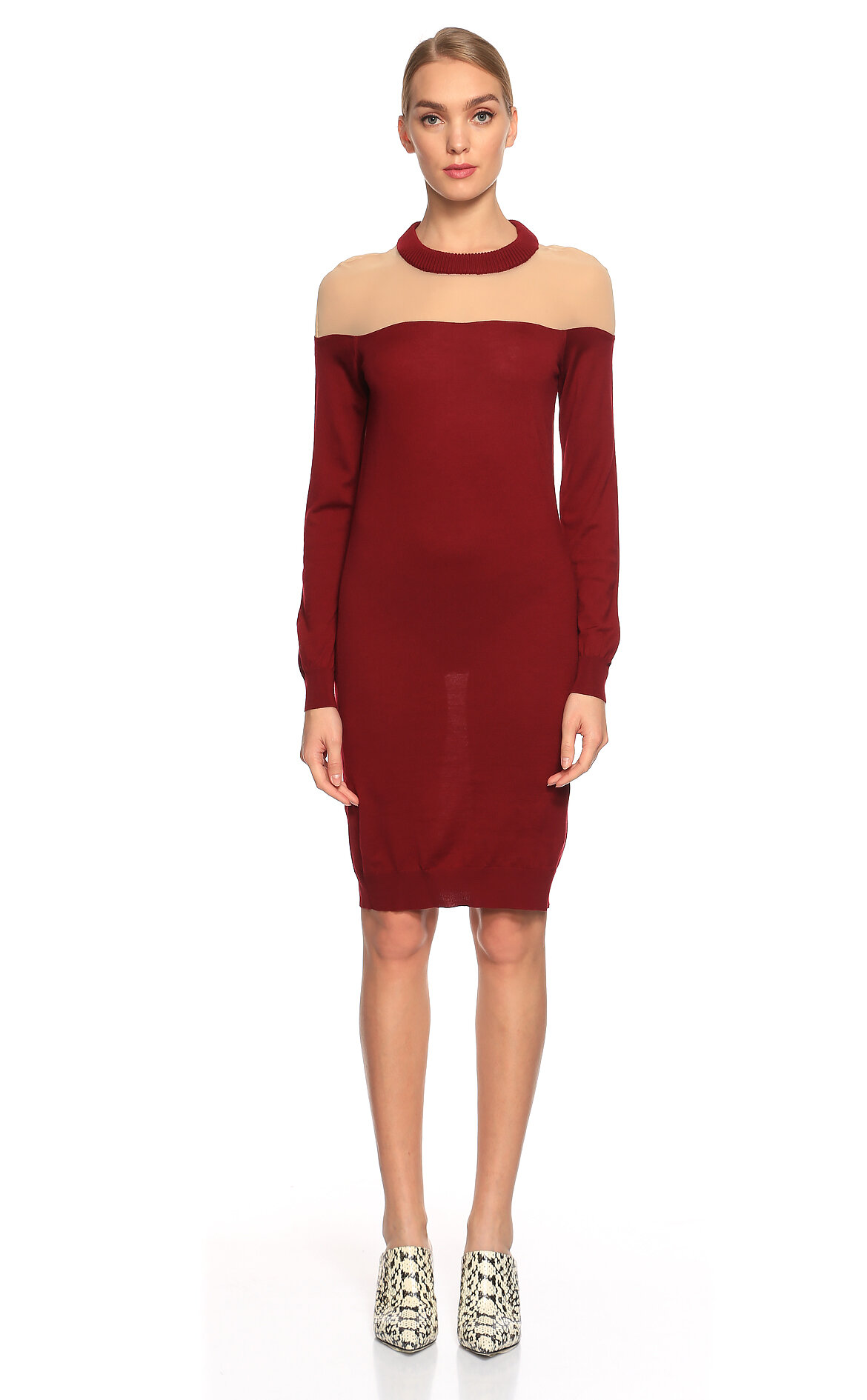 Maison Margiela-Maison Margiela Bordo Elbise