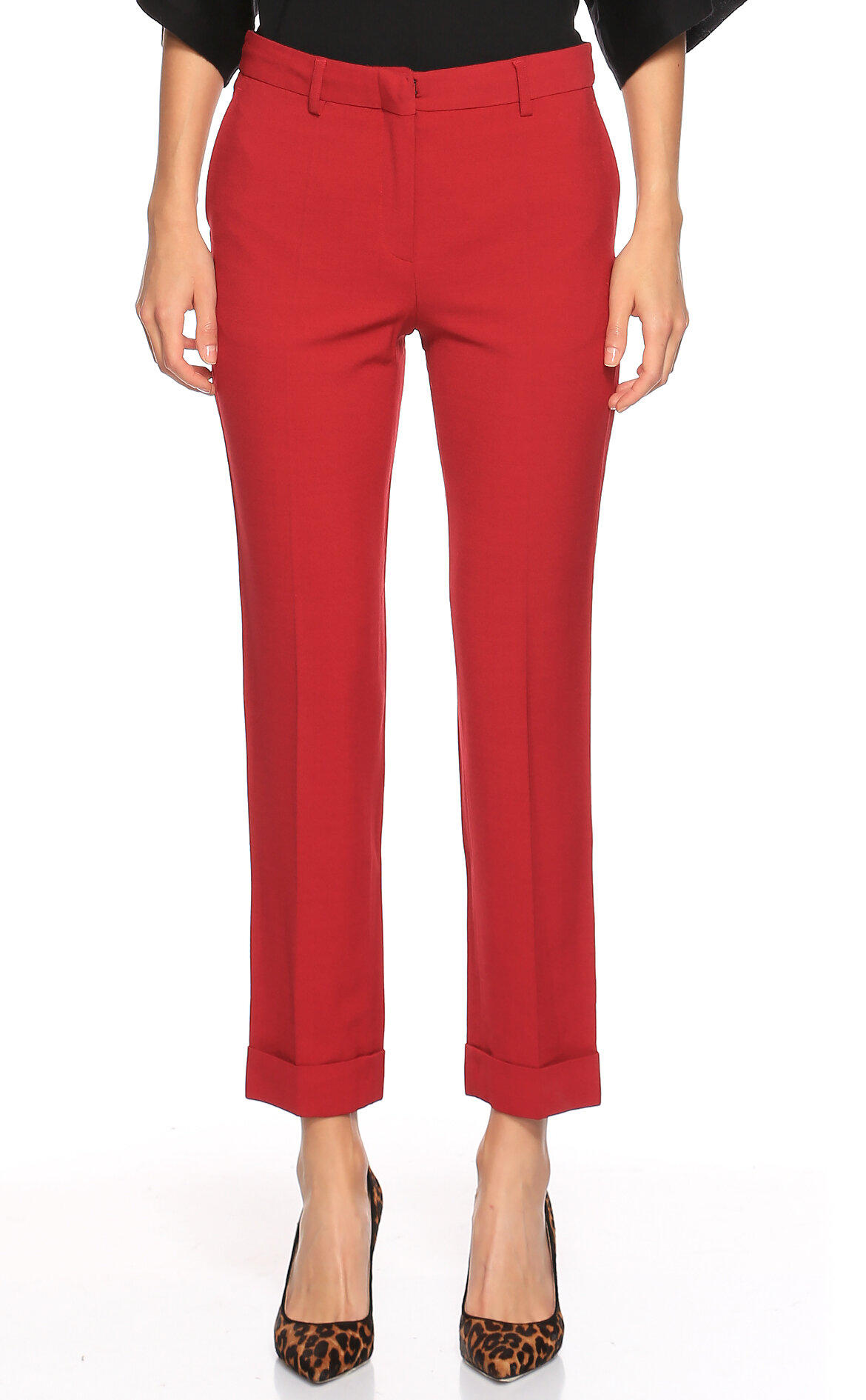 Alberta Ferretti -Alberta Ferretti  Kırmızı Pantolon