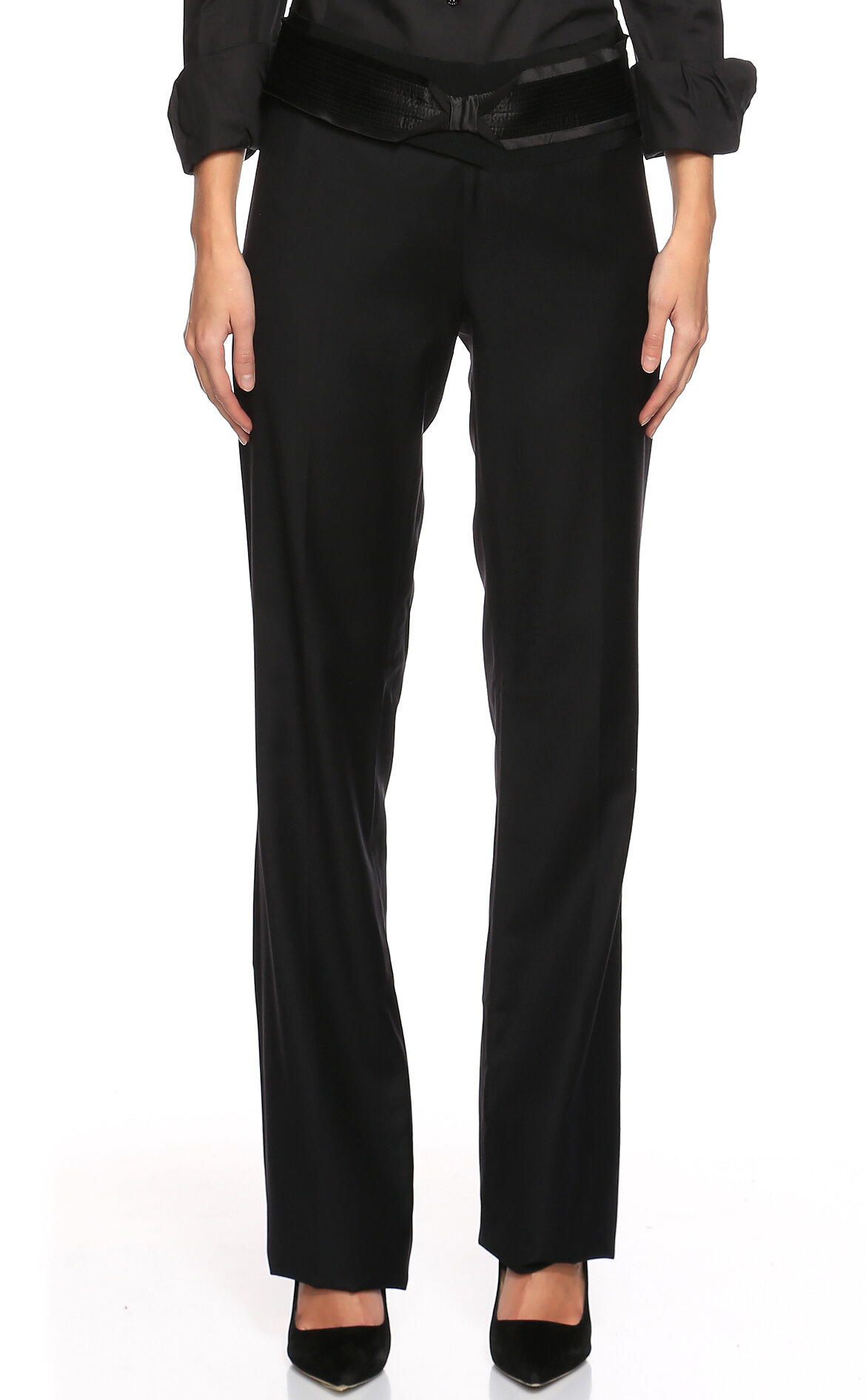 Gianfranco Ferre-Gianfranco Ferre Siyah Pantolon