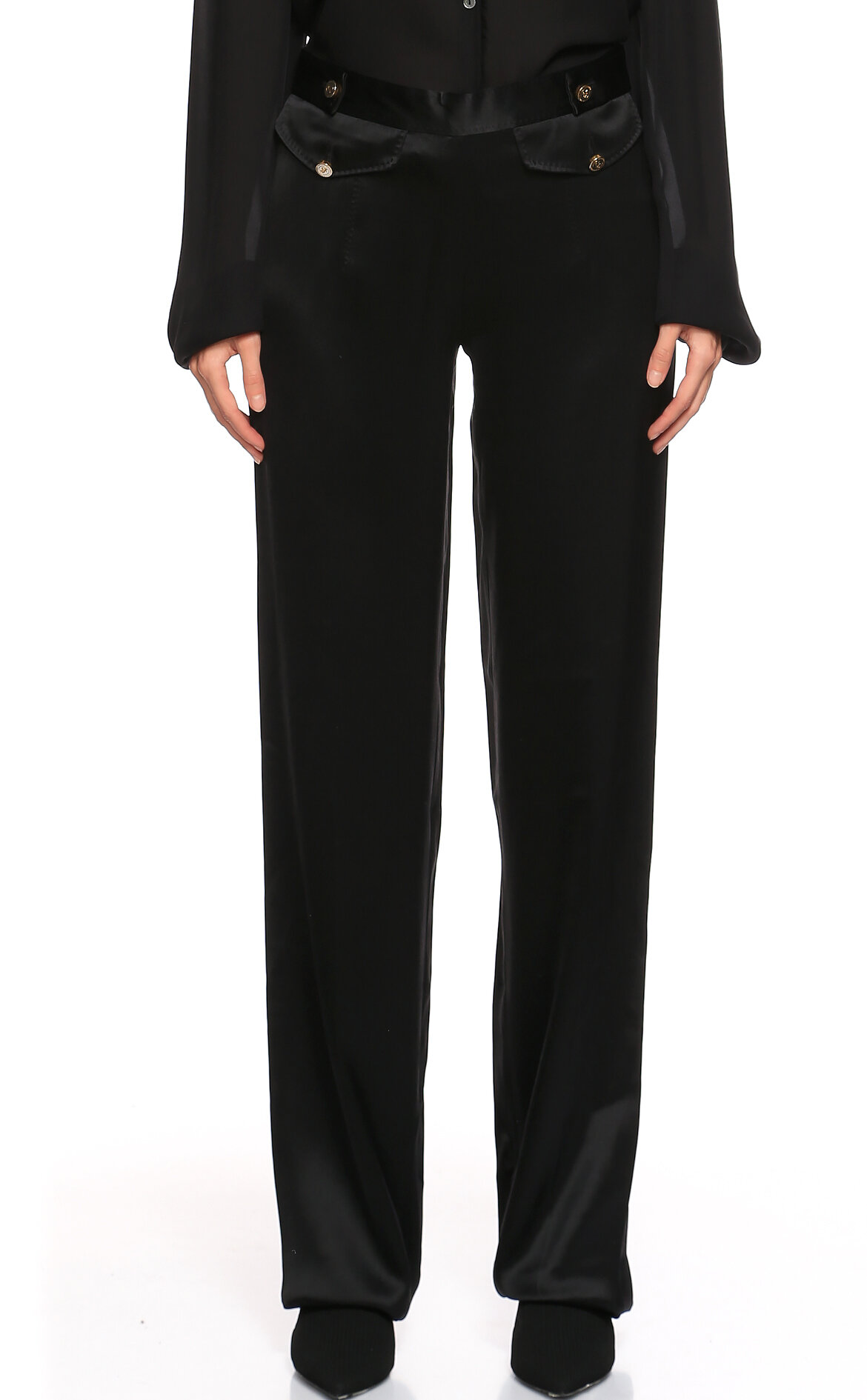 Gianfranco Ferre-Gianfranco Ferre Siyah Pantolon