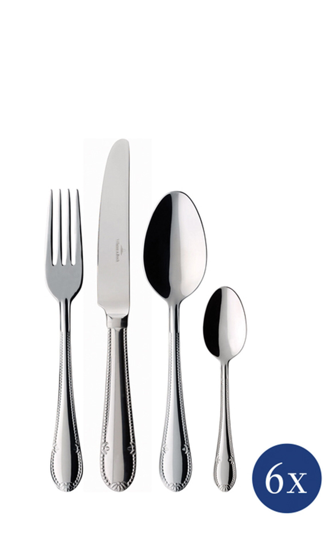 Villeroy & Boch-Villeroy & Boch Mademoiselle Çatal Bıçak Seti, 24 Parça