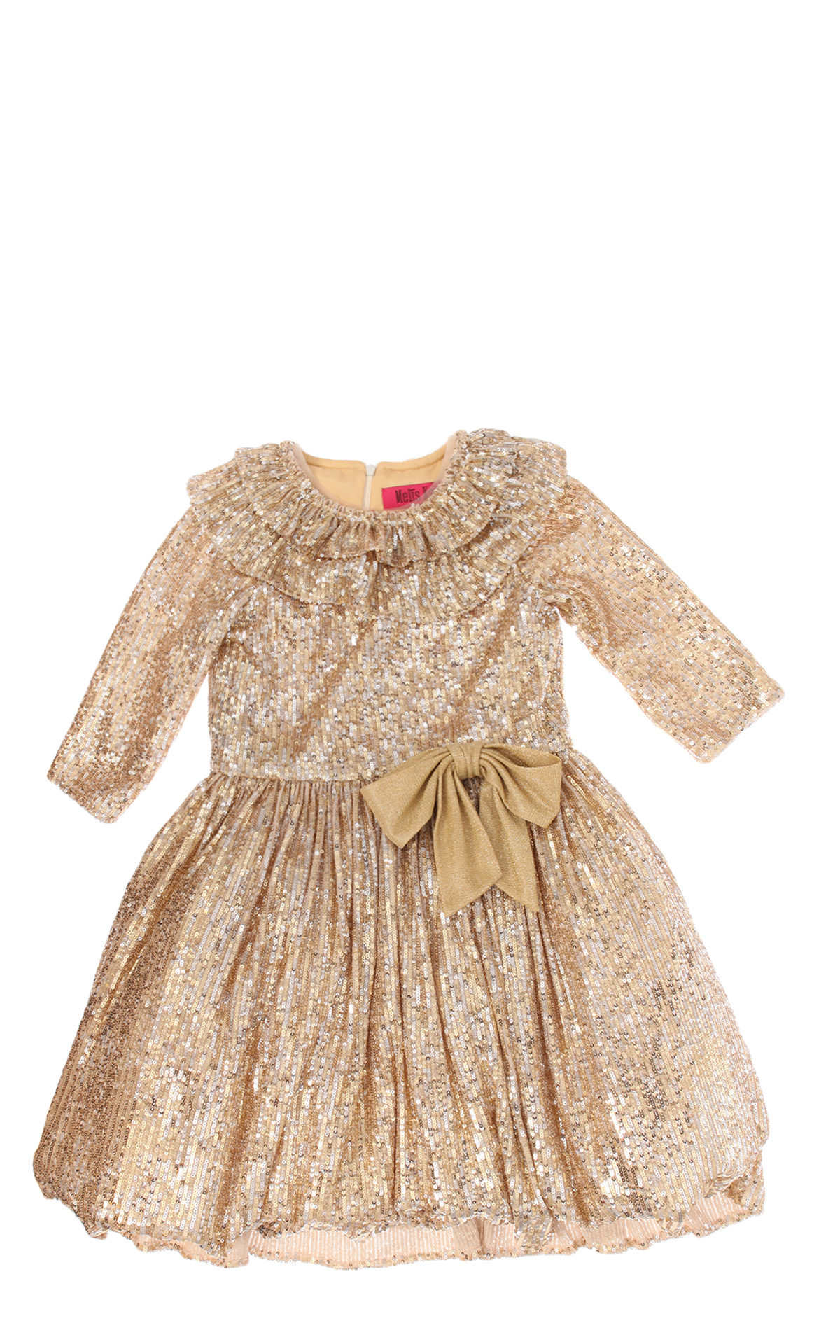 Melis Kaptanoglu-Melis Kaptanoglu Altın Rengi Elbise