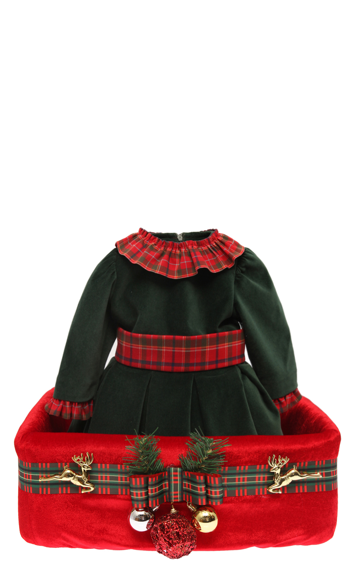 Mede Kids-Mede Kids Yeşil Elbise