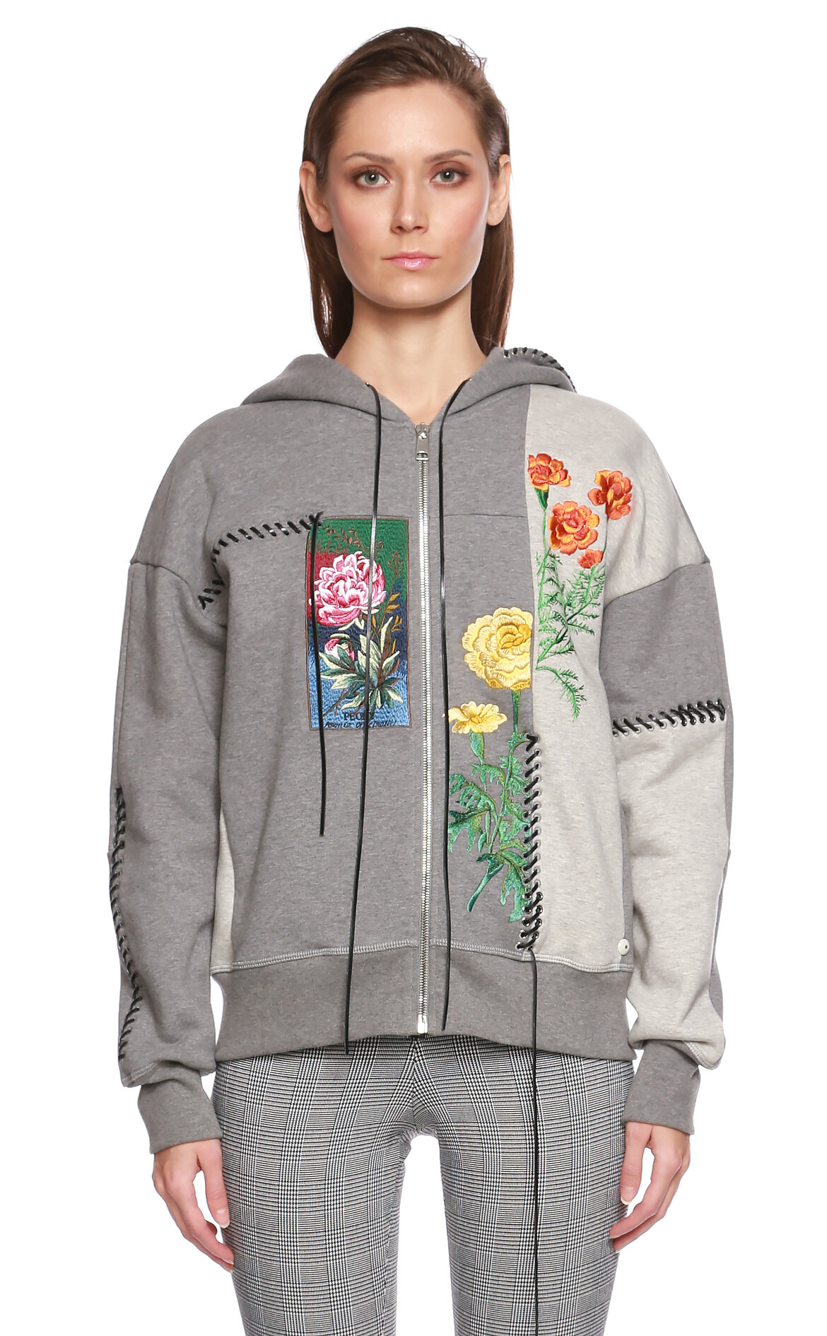 Alexander McQueen-Alexander McQueen Gri Sweatshirt