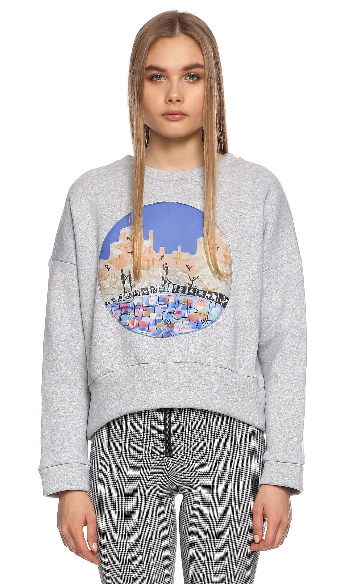 Be Mine-Be Mine Gri Sweatshirt