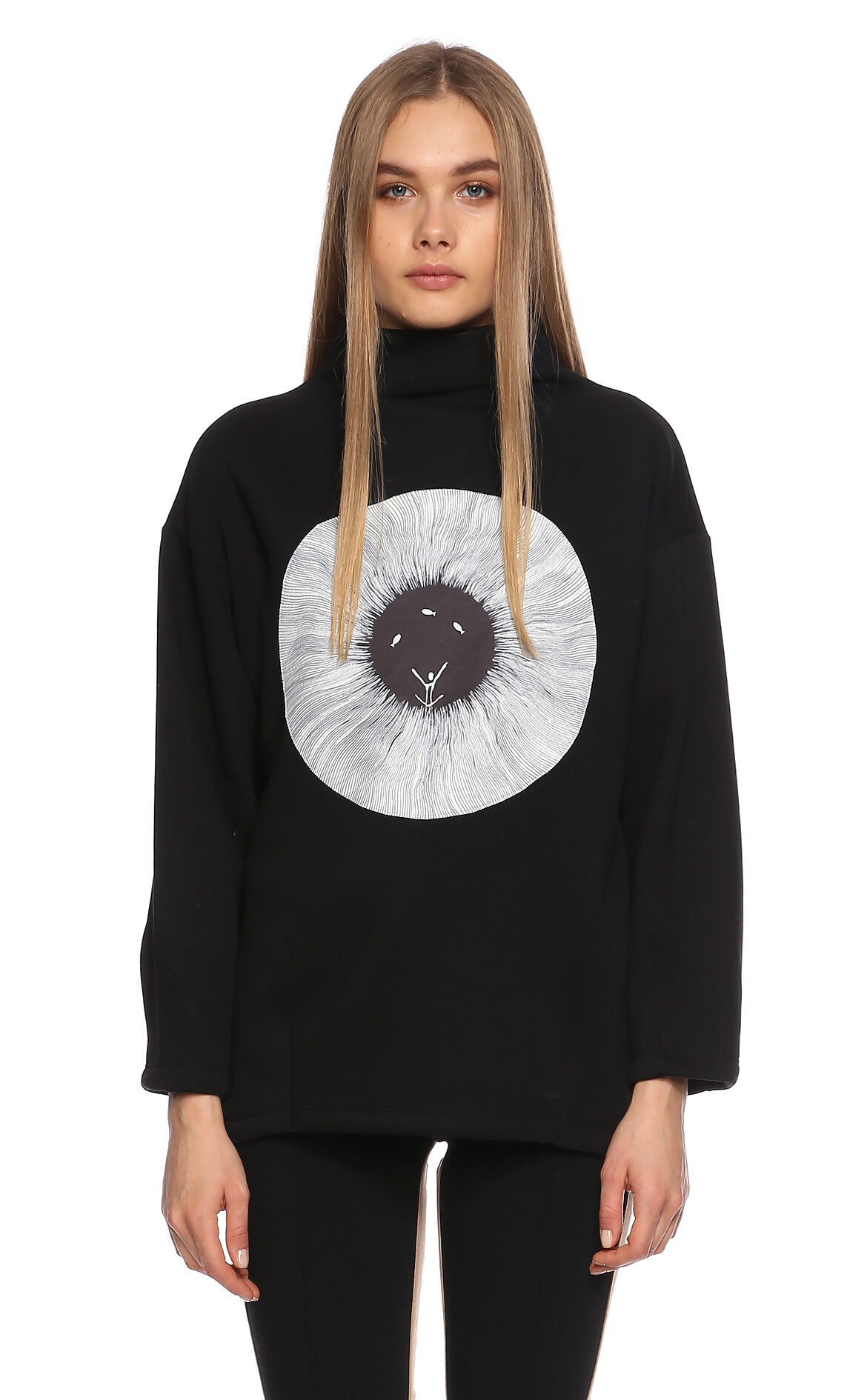 Be Mine-Be Mine Siyah Sweatshirt