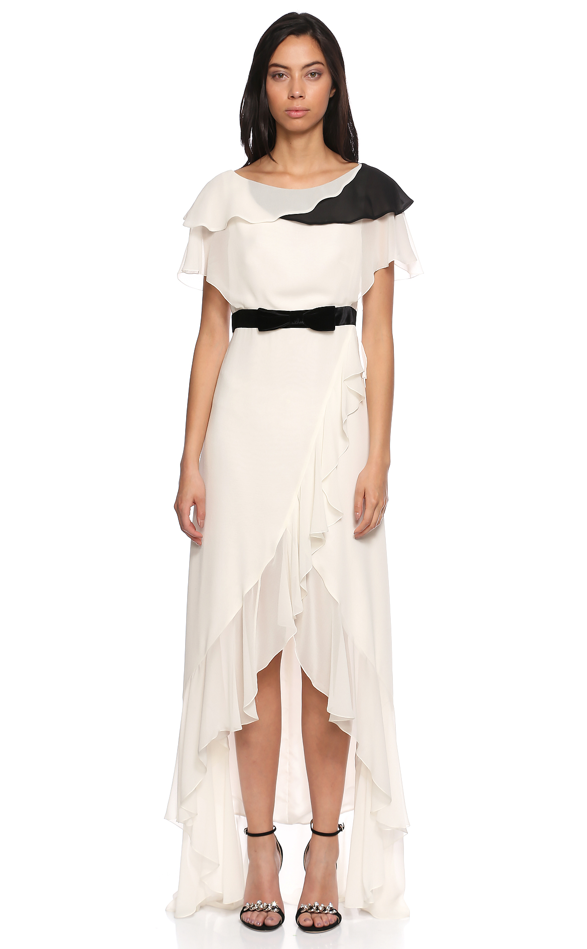 Lanvin-Lanvin Beyaz Gece Elbisesi