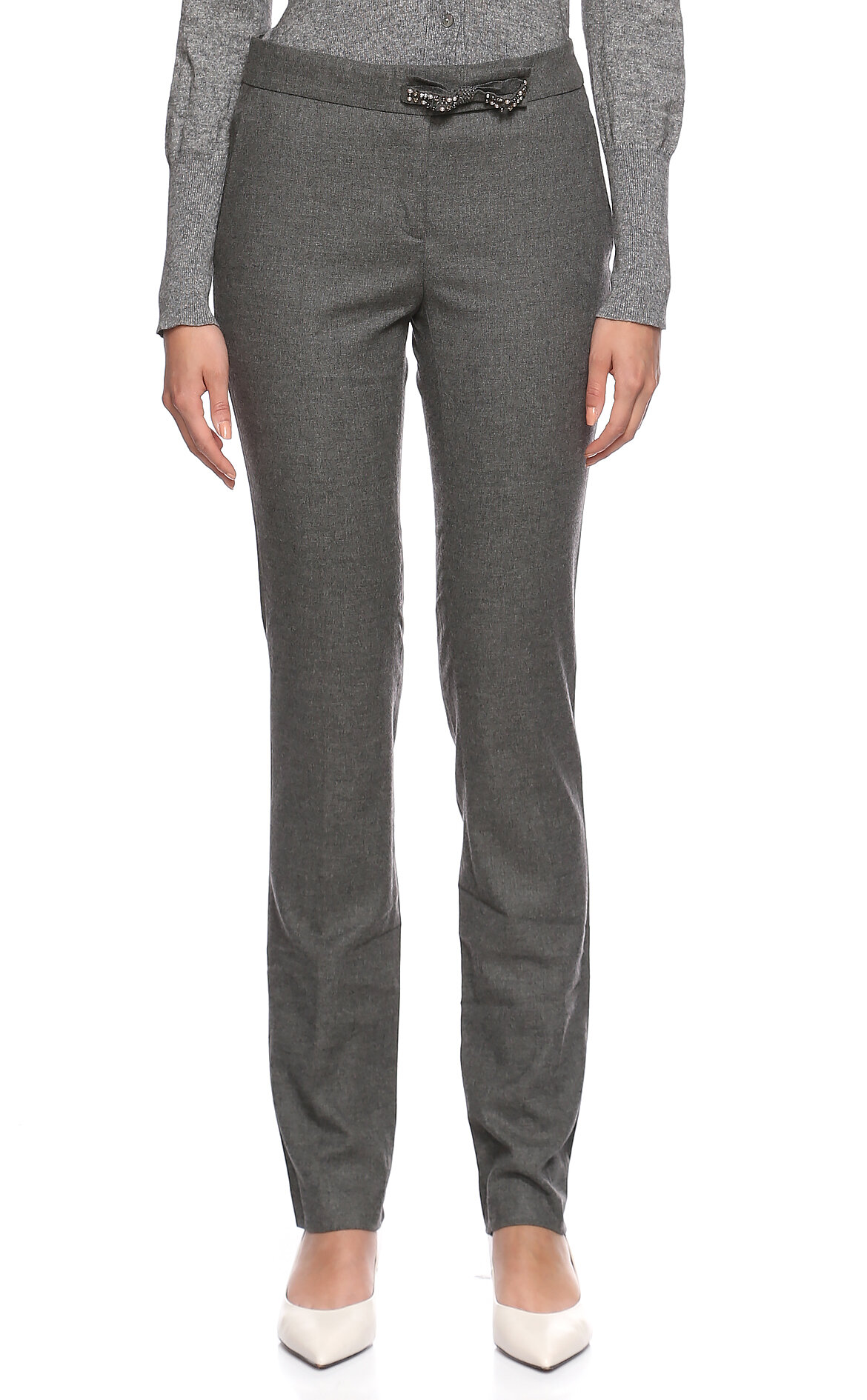 Blugirl-Blugirl Gri Pantolon