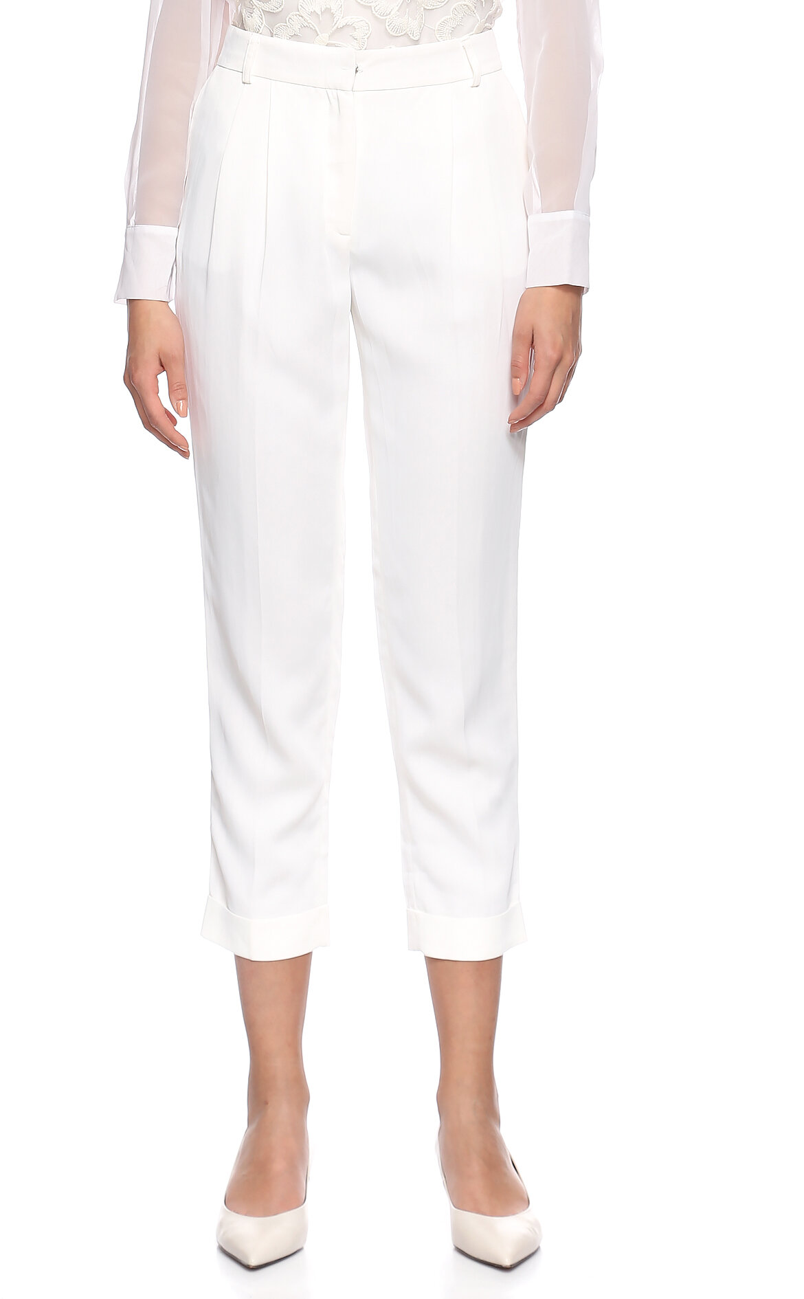 Blugirl-Blugirl Beyaz Pantolon