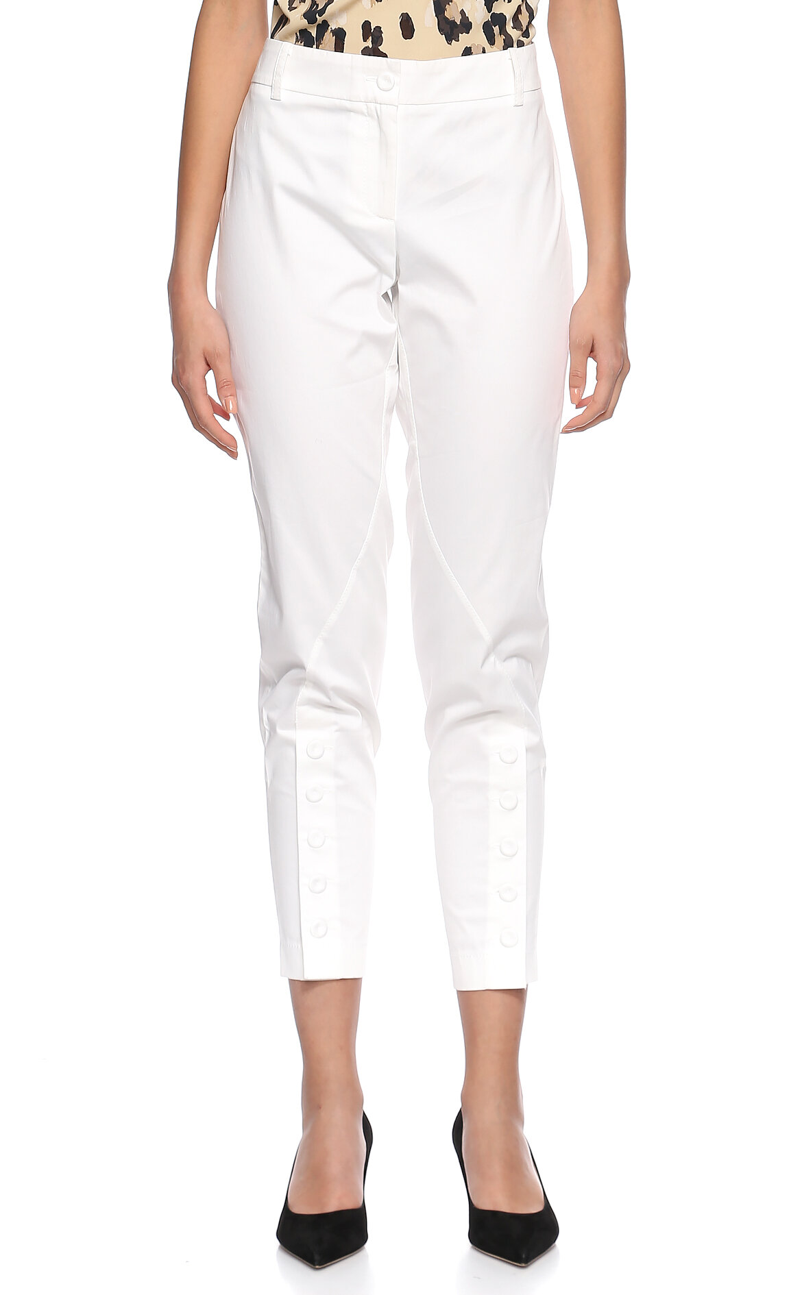 Blugirl-Blugirl Beyaz Pantolon