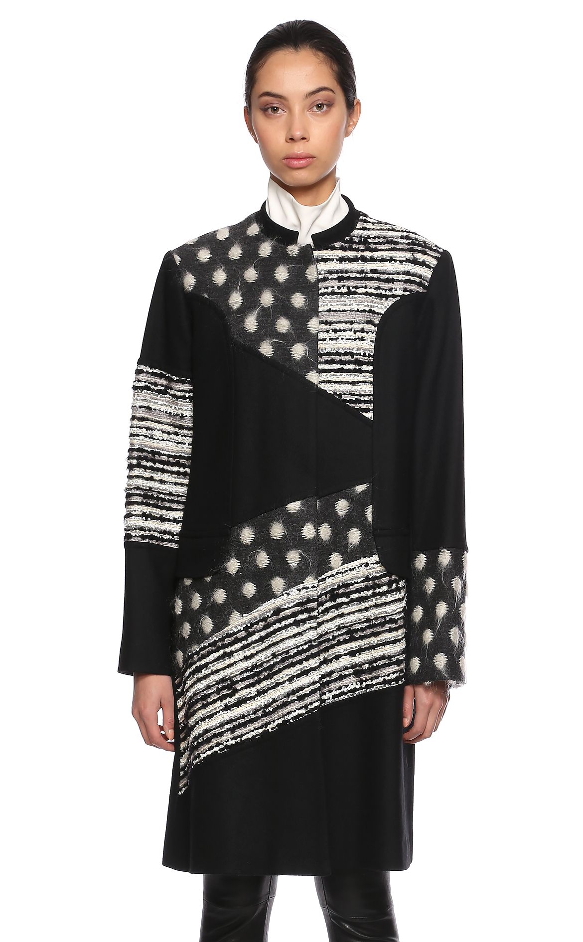 Prabal Gurung-Prabal Gurung Siyah Palto