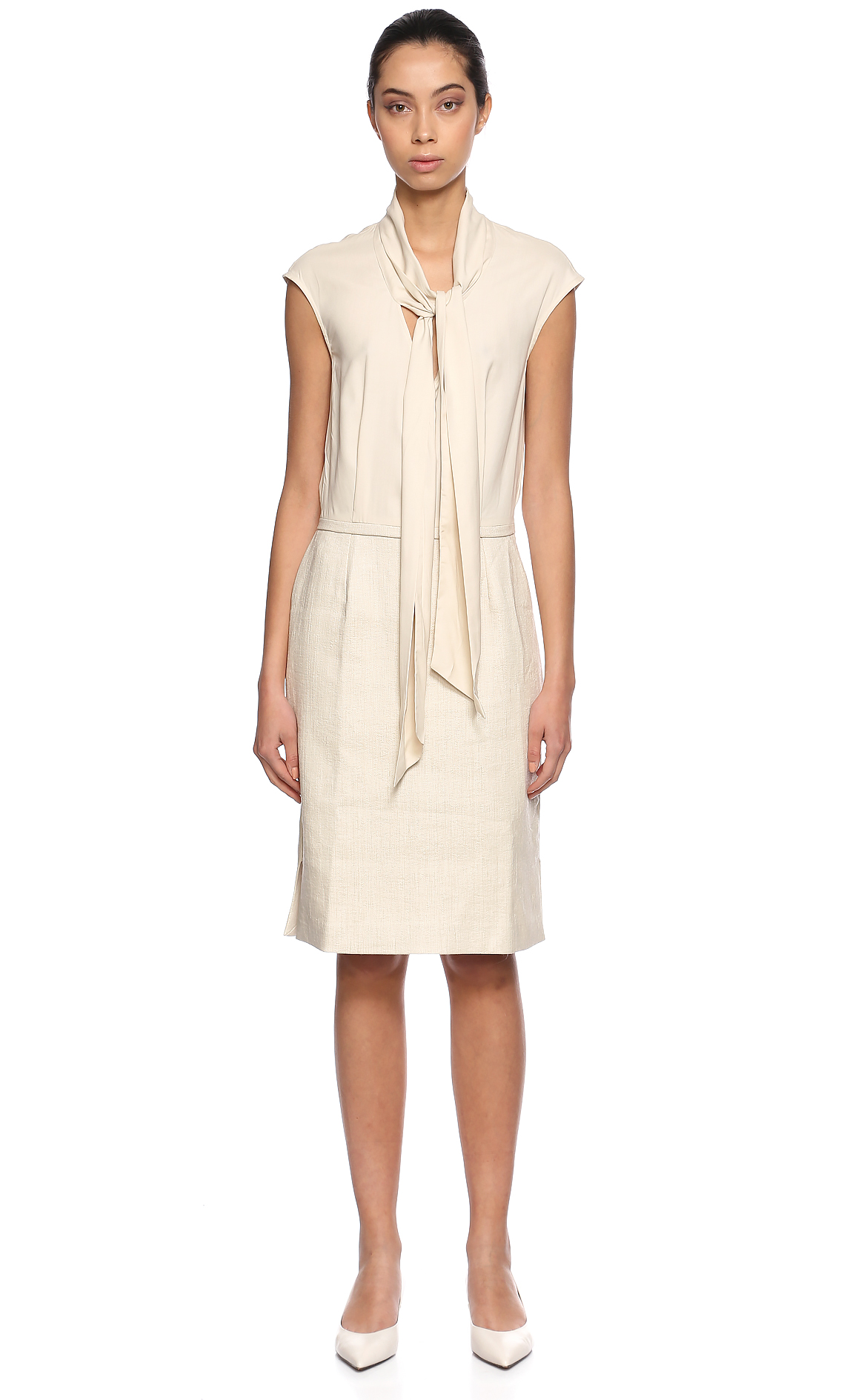 Nicole Farhi-Nicole Farhi Bej Elbise