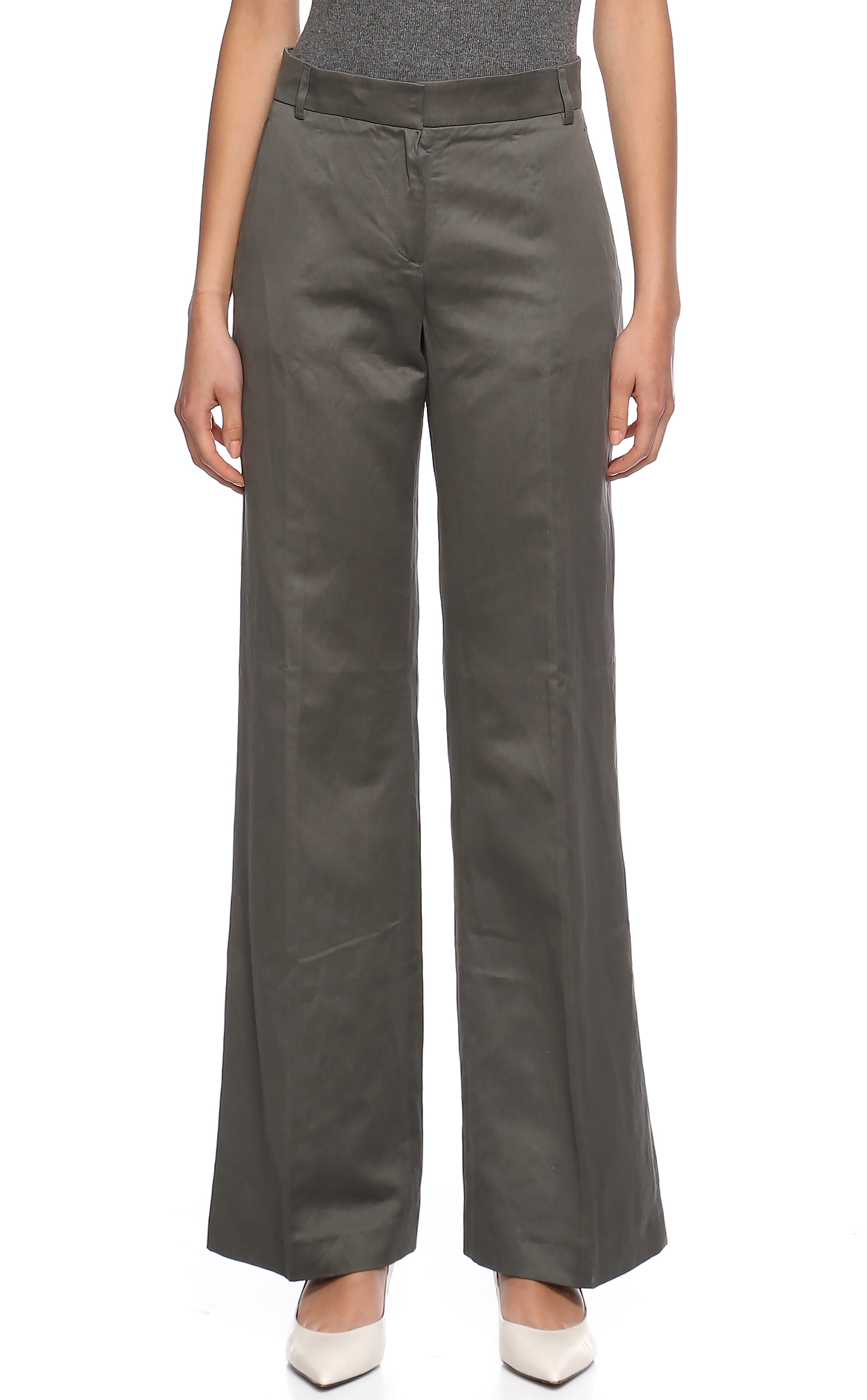 Nicole Farhi-Nicole Farhi Gri Pantolon