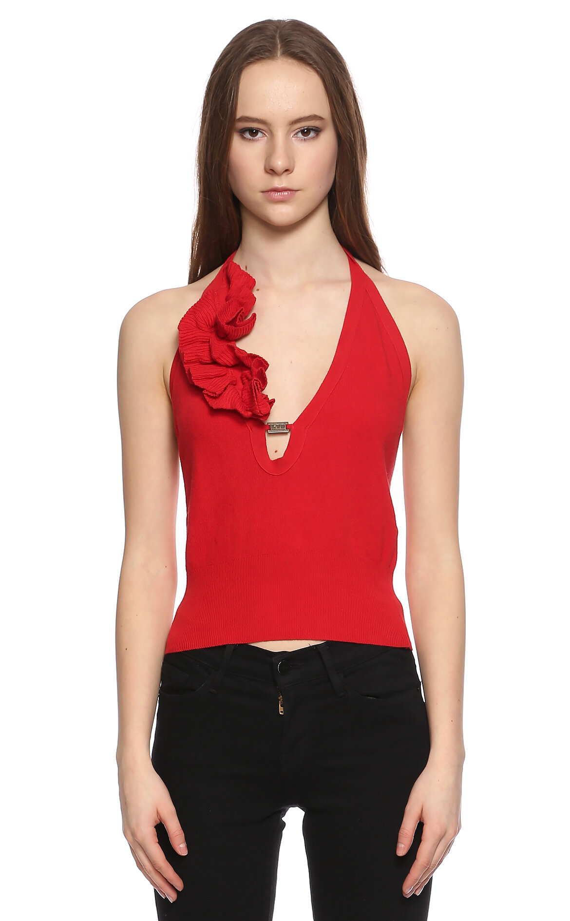 Ltd Jeans-Ltd Jeans Kırmızı Triko