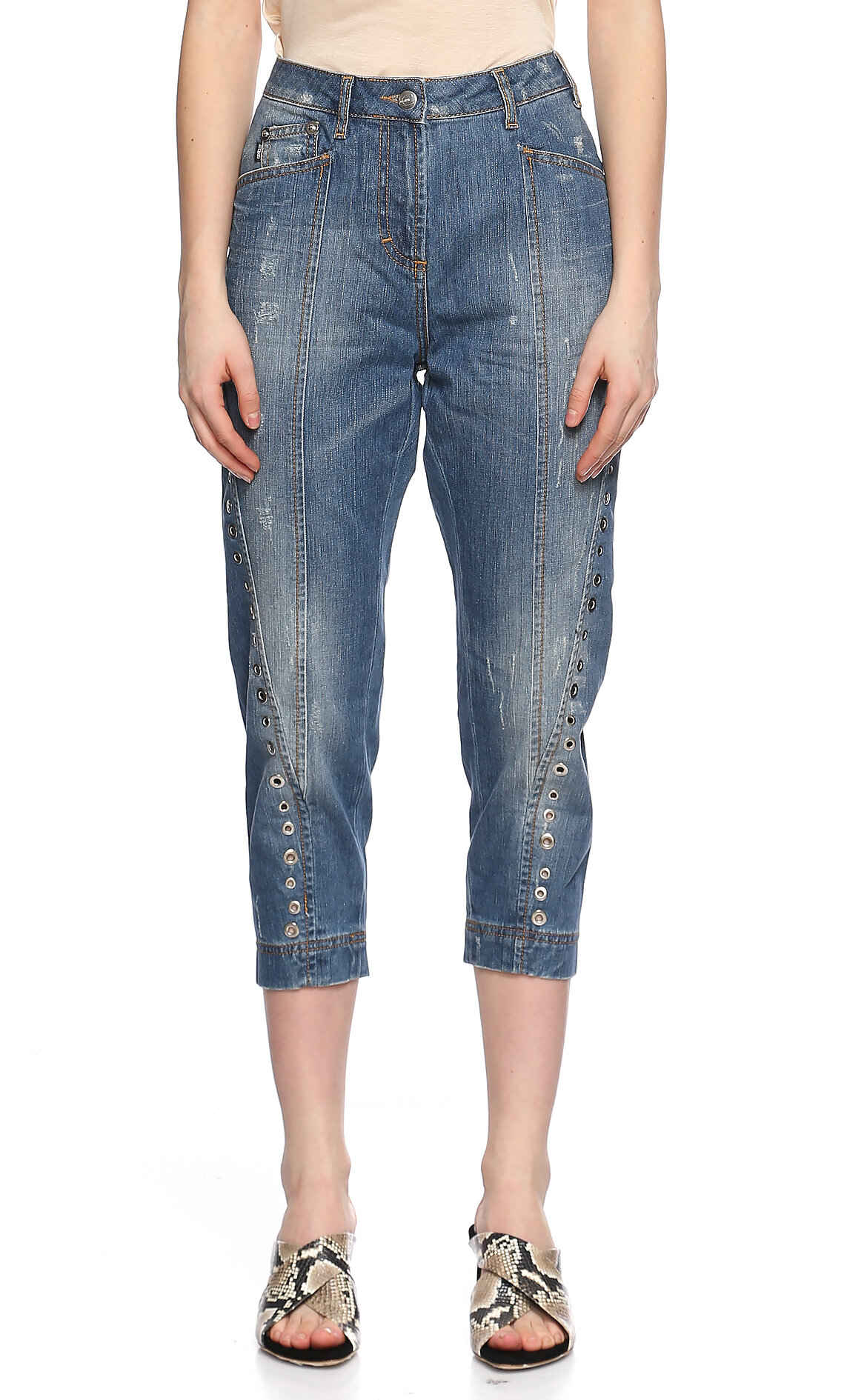 Just Cavalli-Just Cavalli Lacivert Pantolon