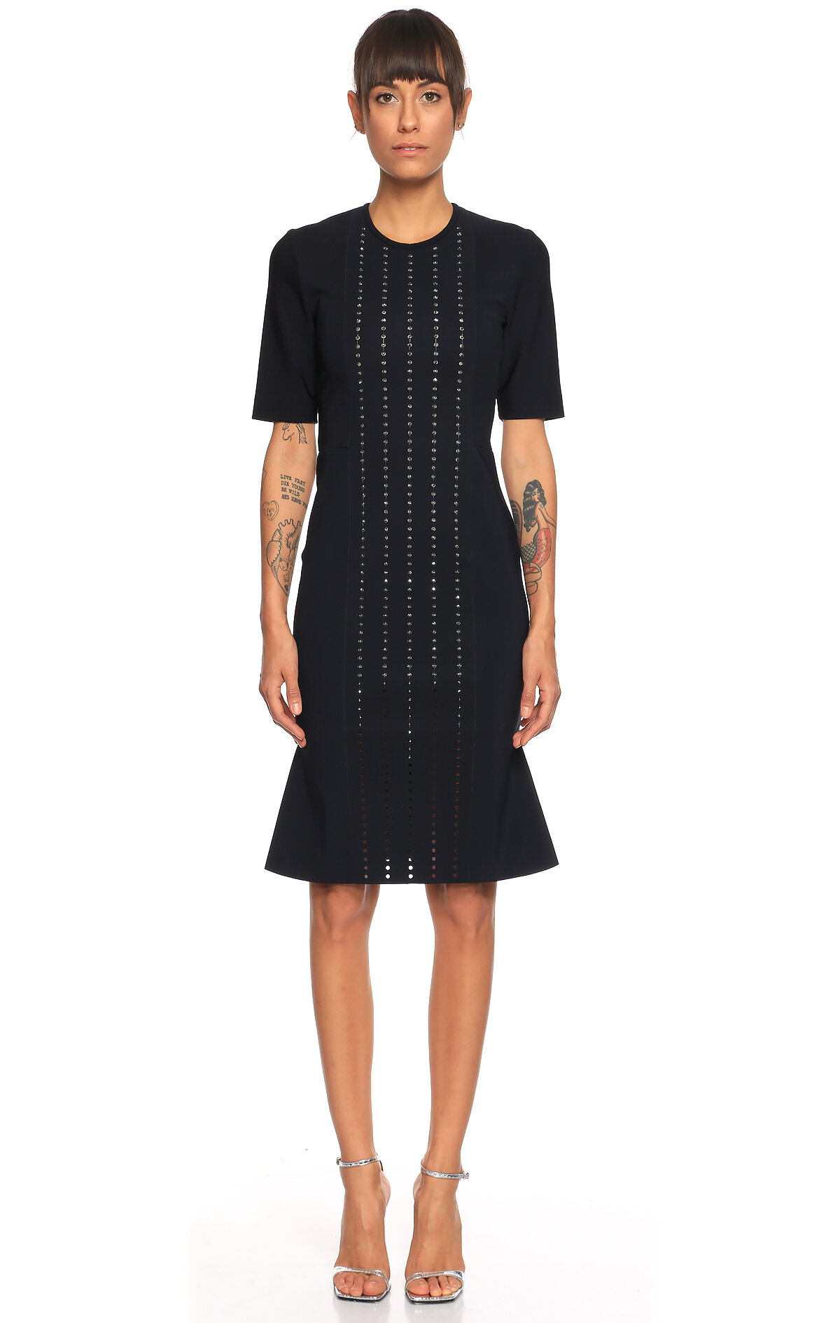 Dion Lee-Dion Lee Lacivert Elbise