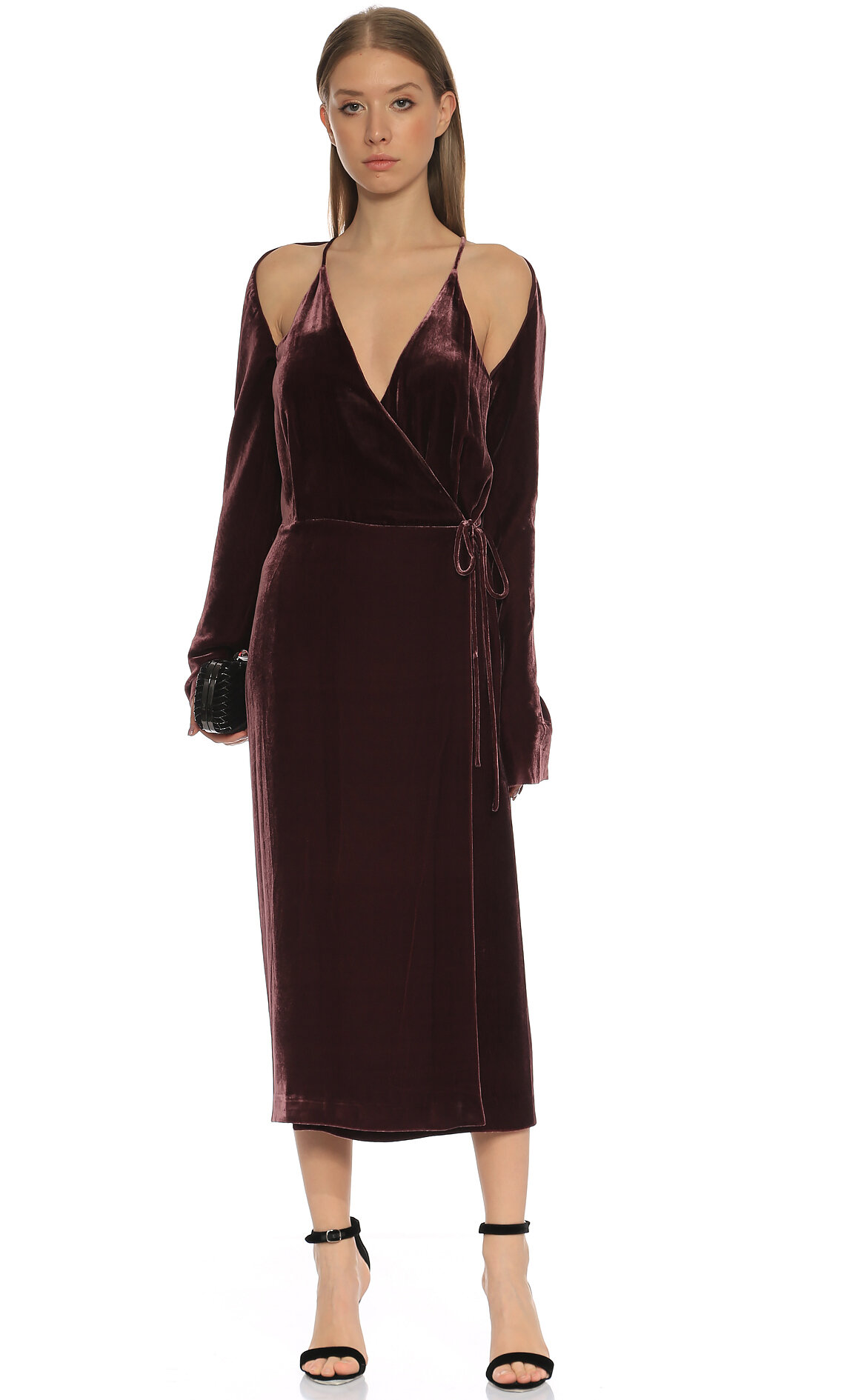 Dion Lee-Dion Lee Bordo Elbise