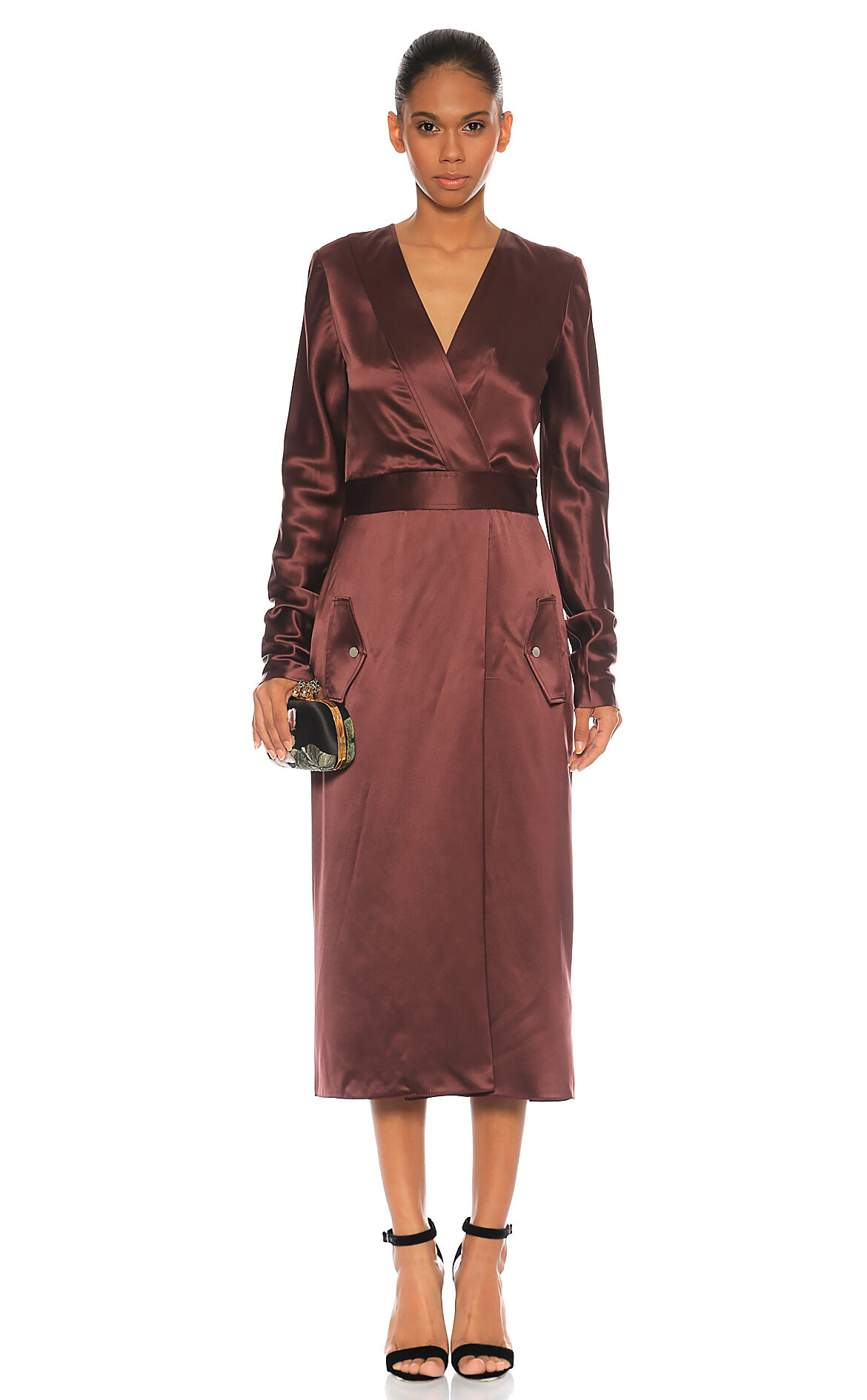 Dion Lee-Dion Lee Bordo Elbise