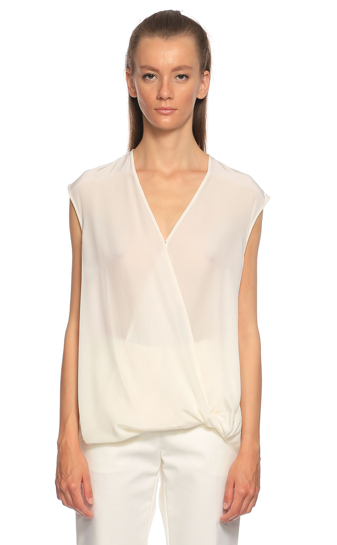 3.1 Phillip Lim-3.1 Phillip Lim Krem Rengi Bluz