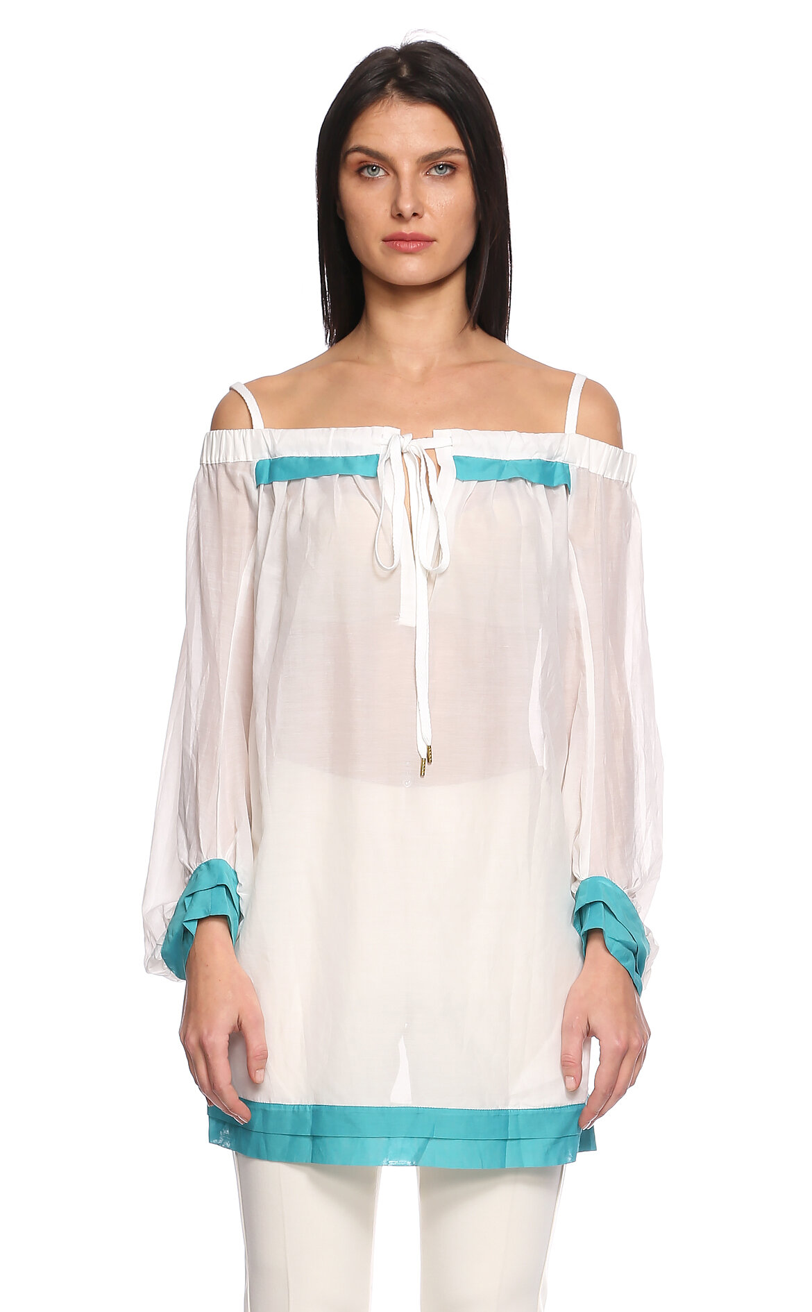 Just Cavalli-Just Cavalli Ekru Elbise