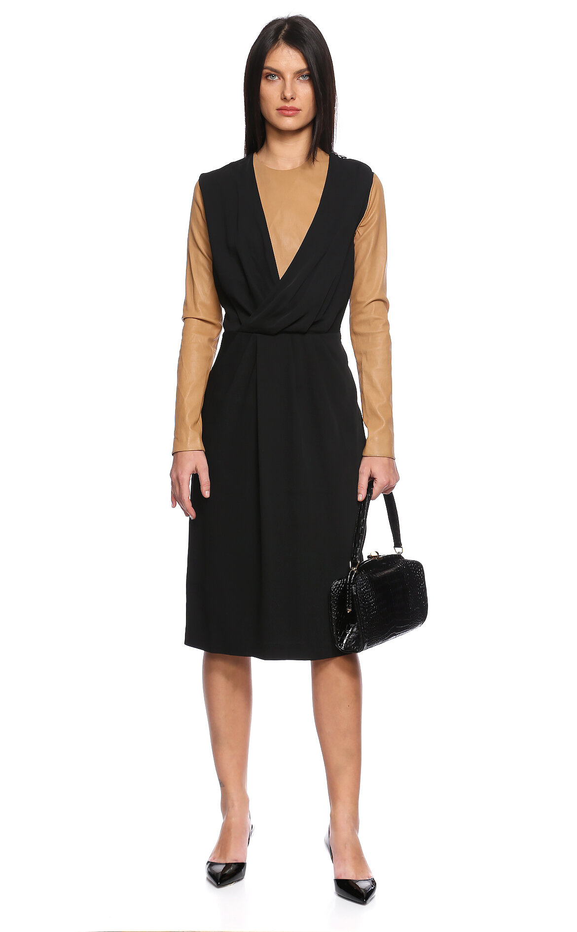 Maison Margiela-Maison Margiela Siyah Elbise