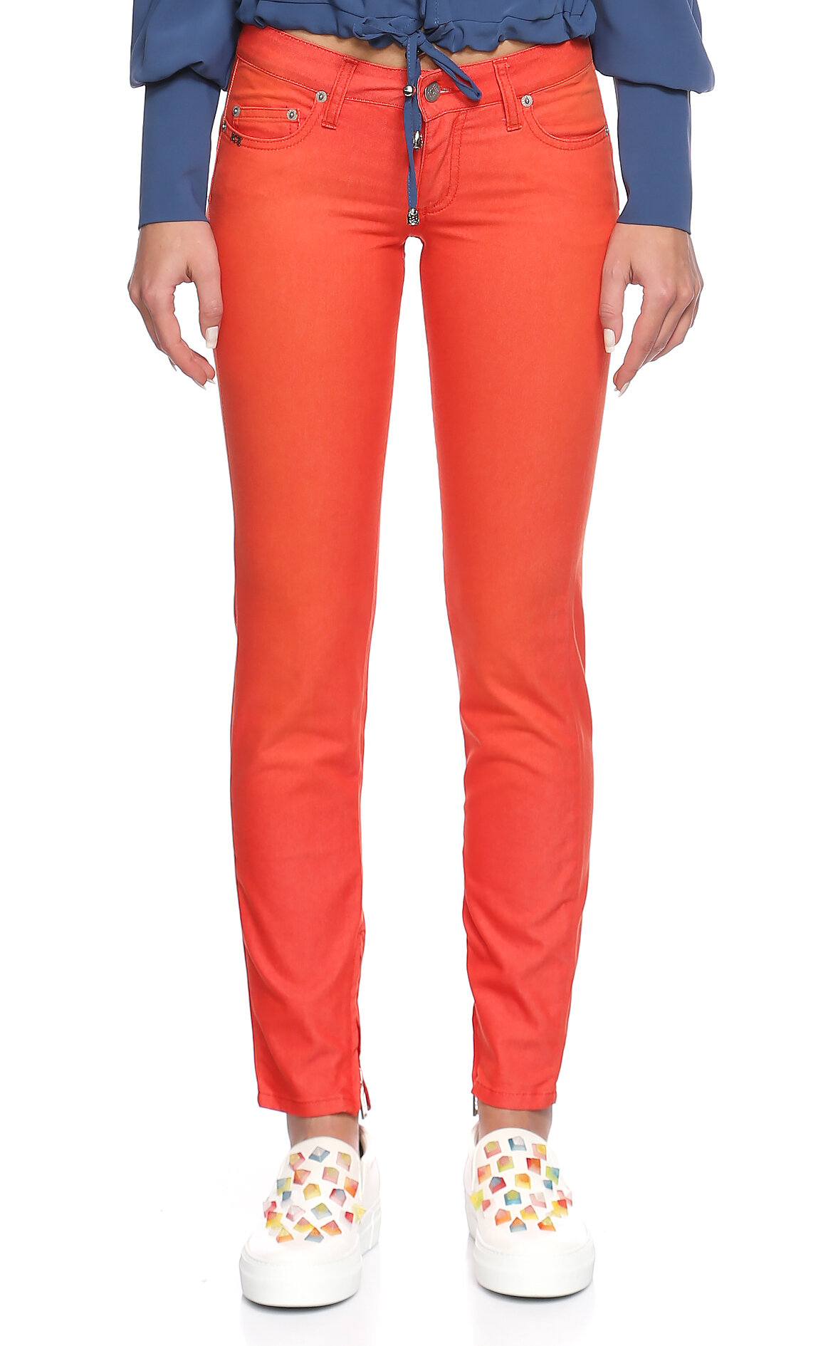 Iceberg-Iceberg Turuncu Jean Pantolon