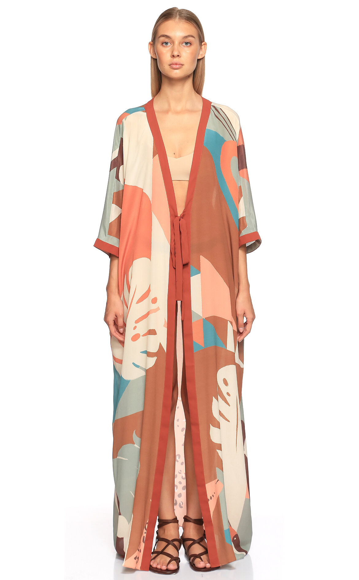 Adriana Degreas-Adriana Degreas Çok Renkli Elbise