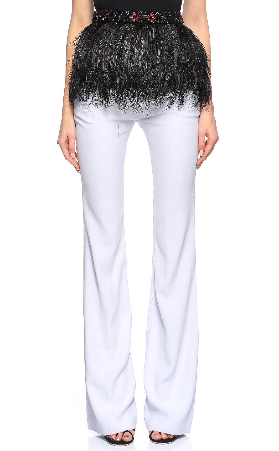 Alexander McQueen-Alexander McQueen Beyaz Pantolon