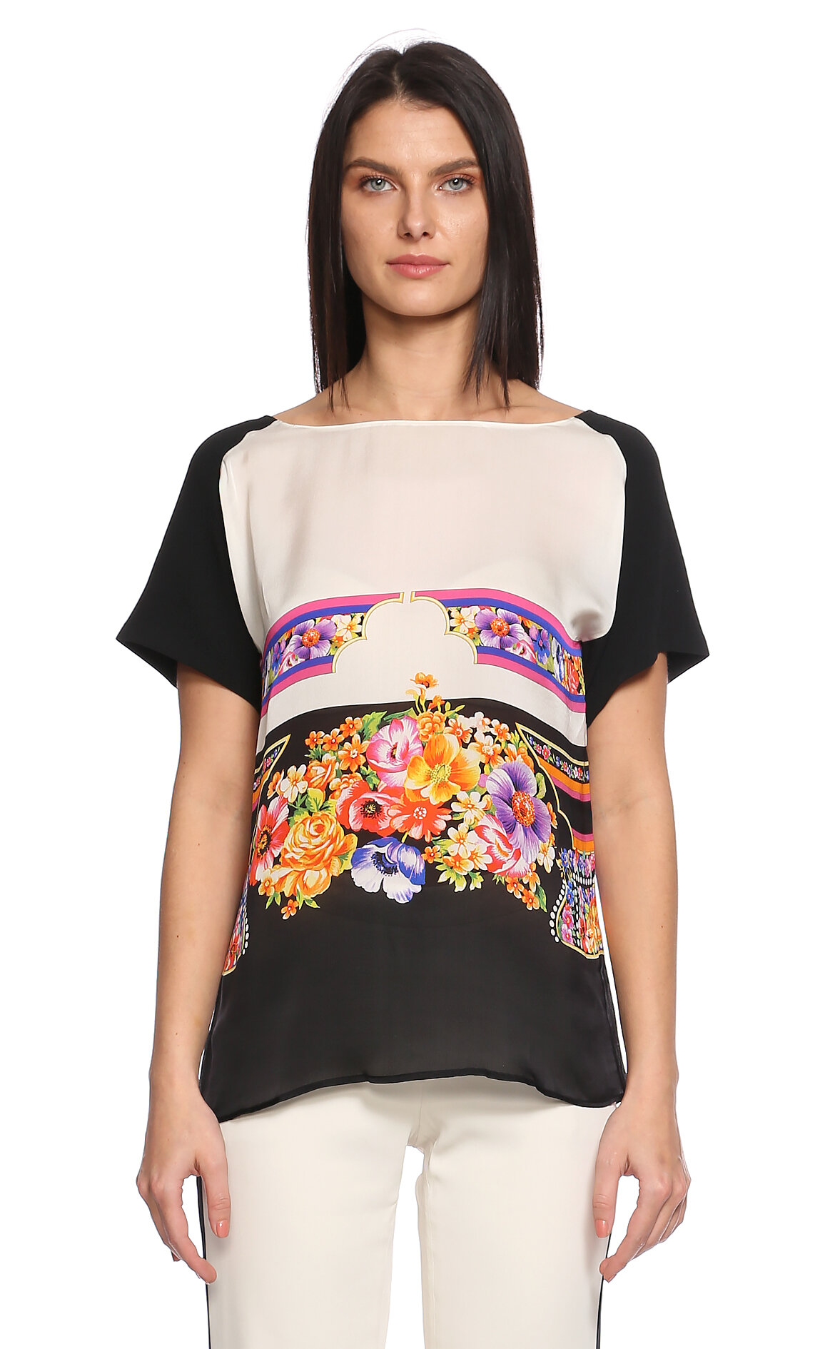 Alberta Ferretti -Alberta Ferretti  Beyaz Bluz