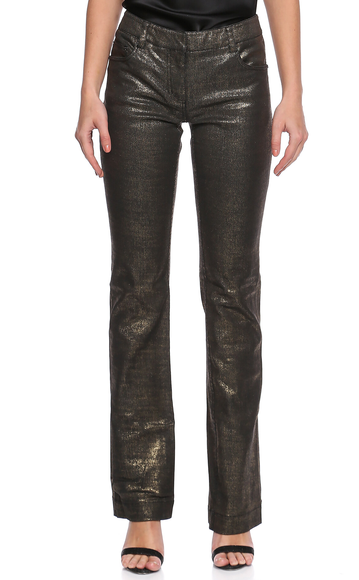 3.1 Phillip Lim-3.1 Phillip Lim Altın Rengi Jean Pantolon